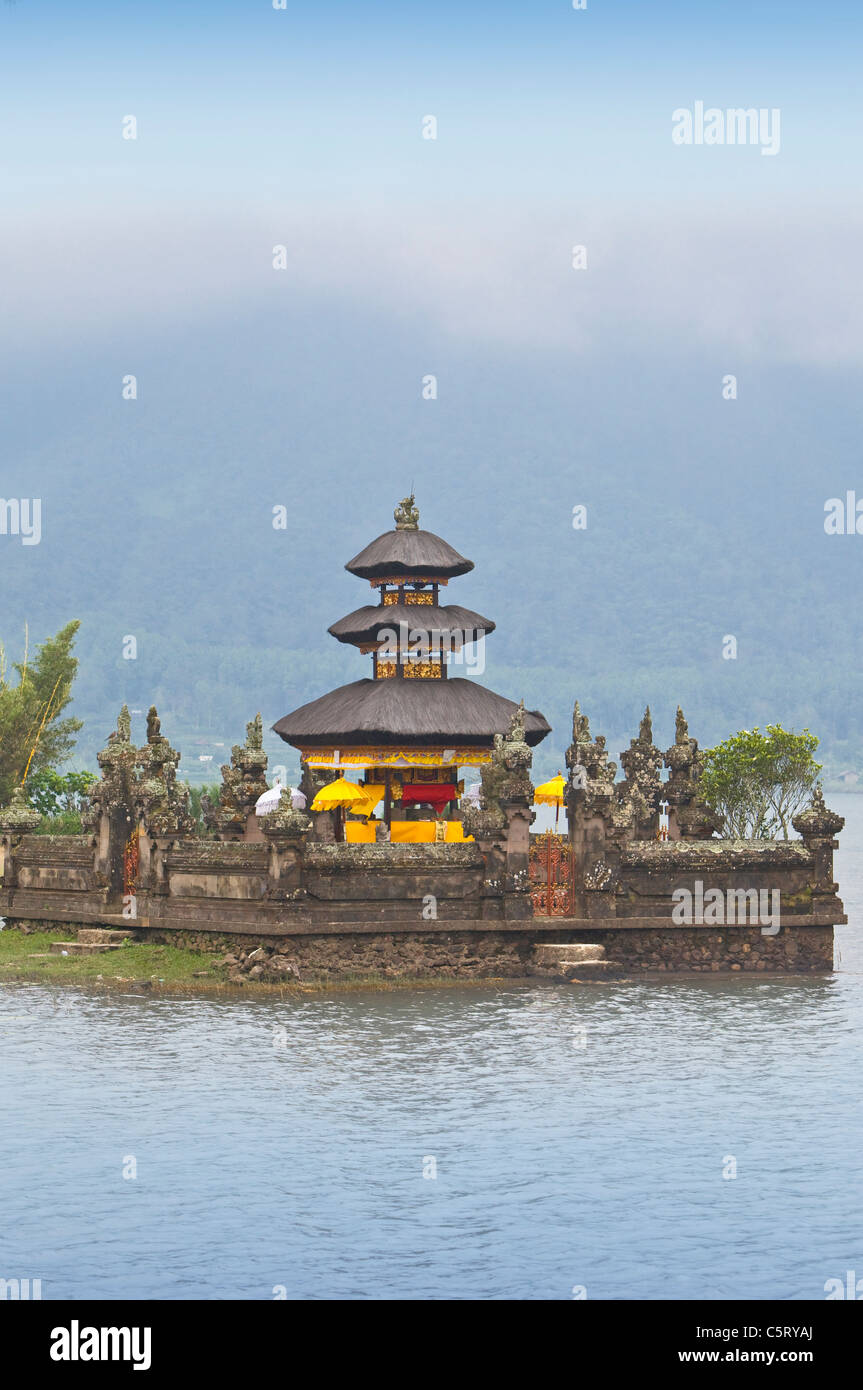 temple on lake Beratan, Bali,Indonesia Stock Photo - Alamy