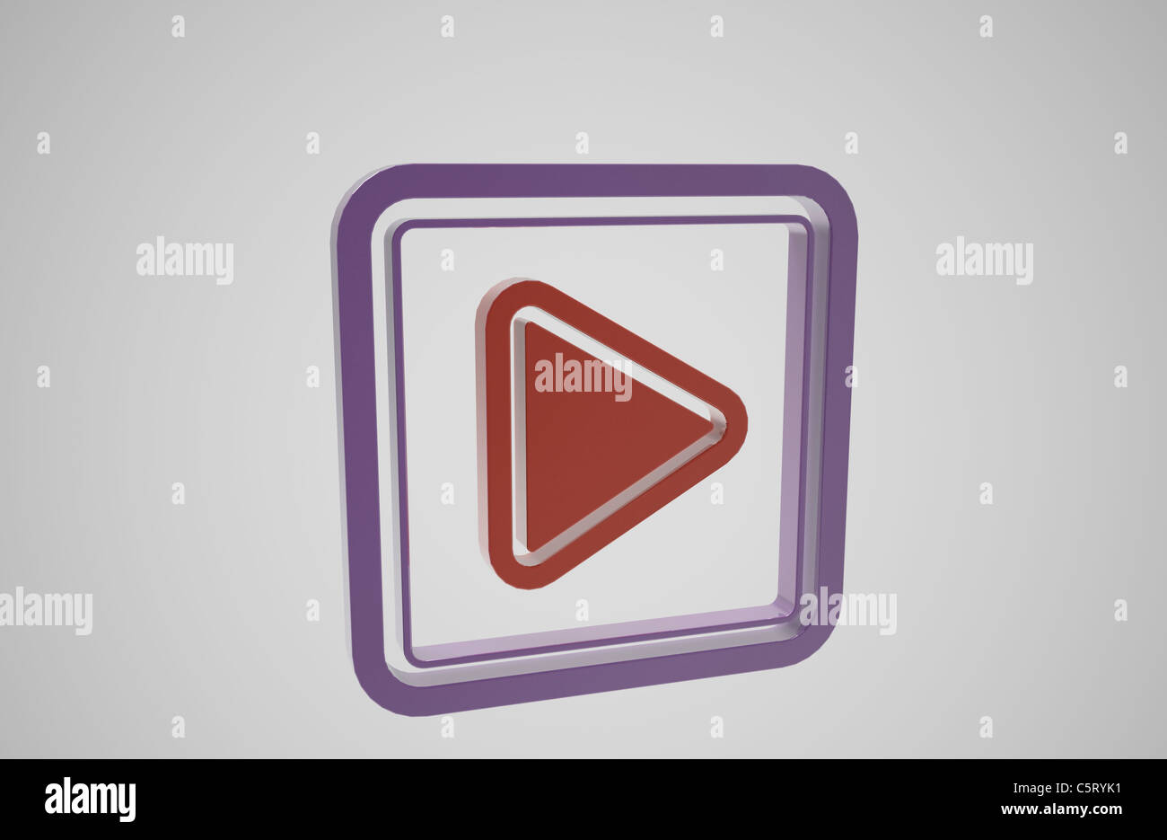 Icon play hi-res stock photography and images - Alamy