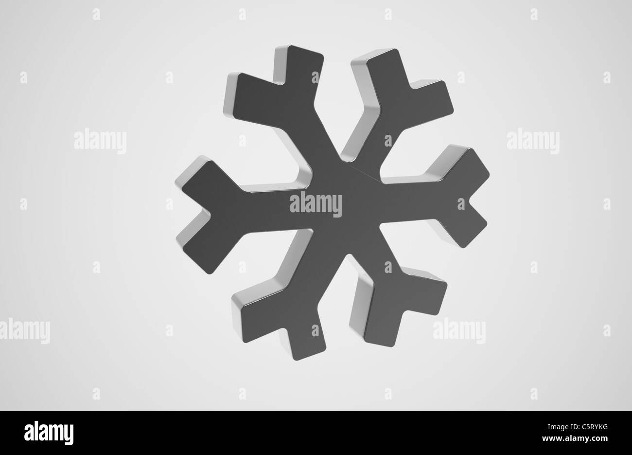 icon of snowflower Stock Photo - Alamy
