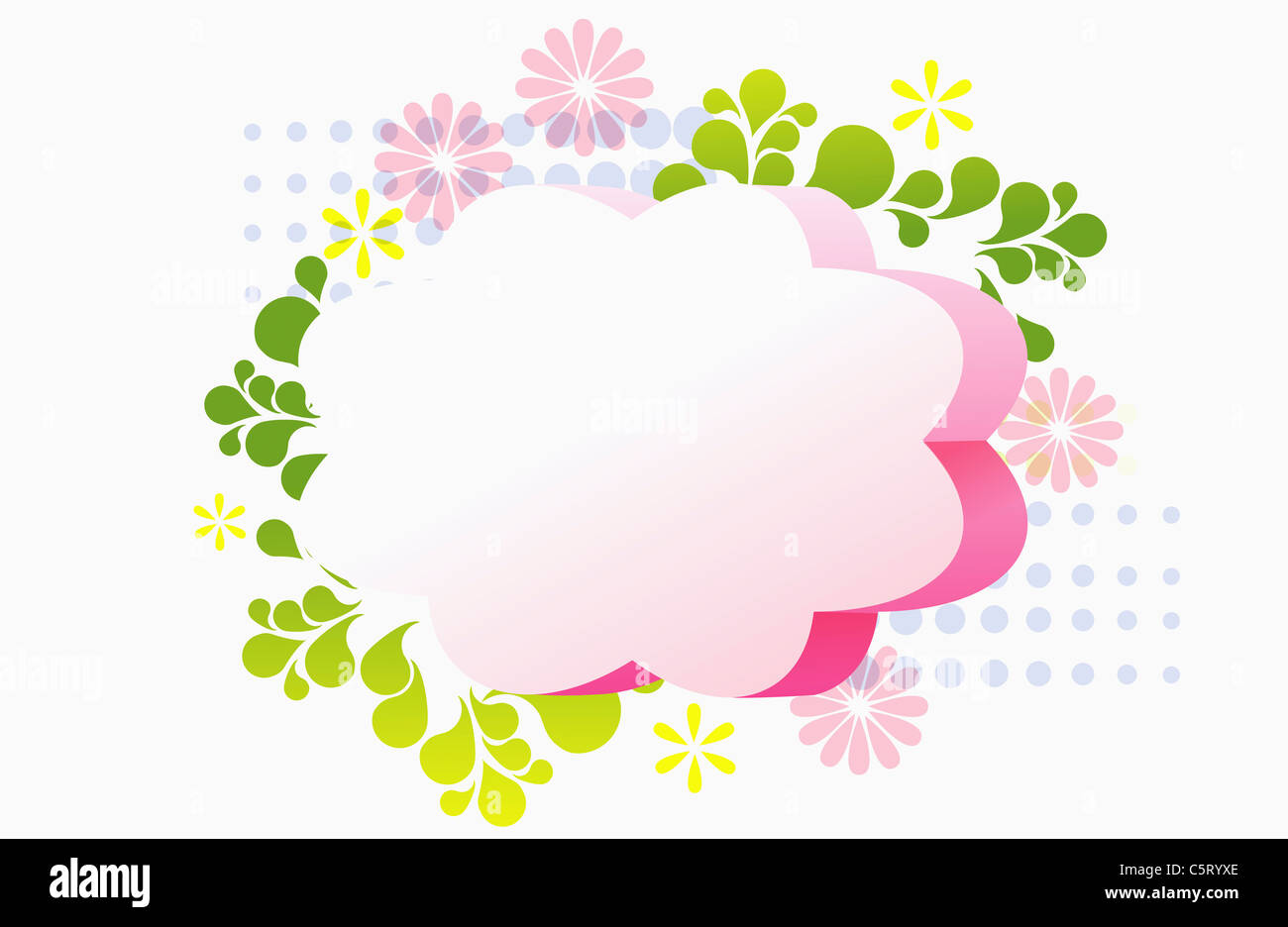 cloud shaped backdrop Stock Photo - Alamy