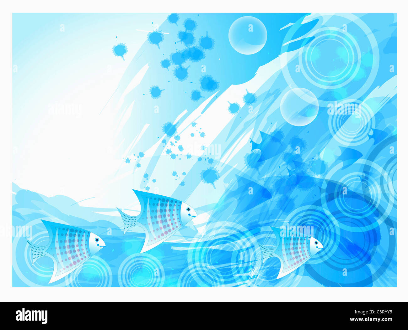 fish swimming backdrop Stock Photo - Alamy