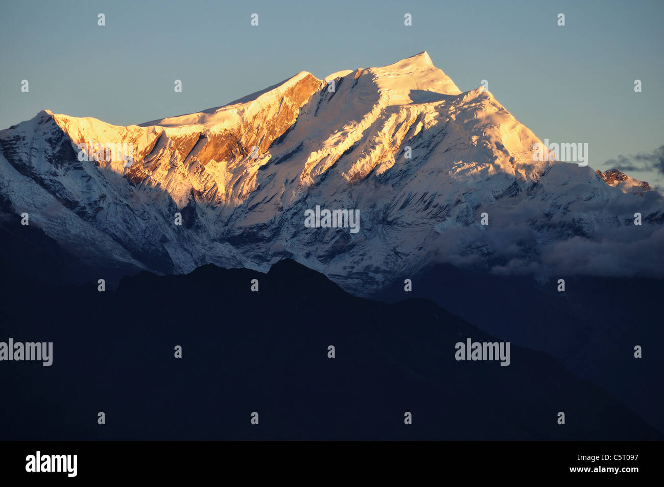Asia, Nepal, Western Region, View of dhaulagiri himal Stock Photo - Alamy