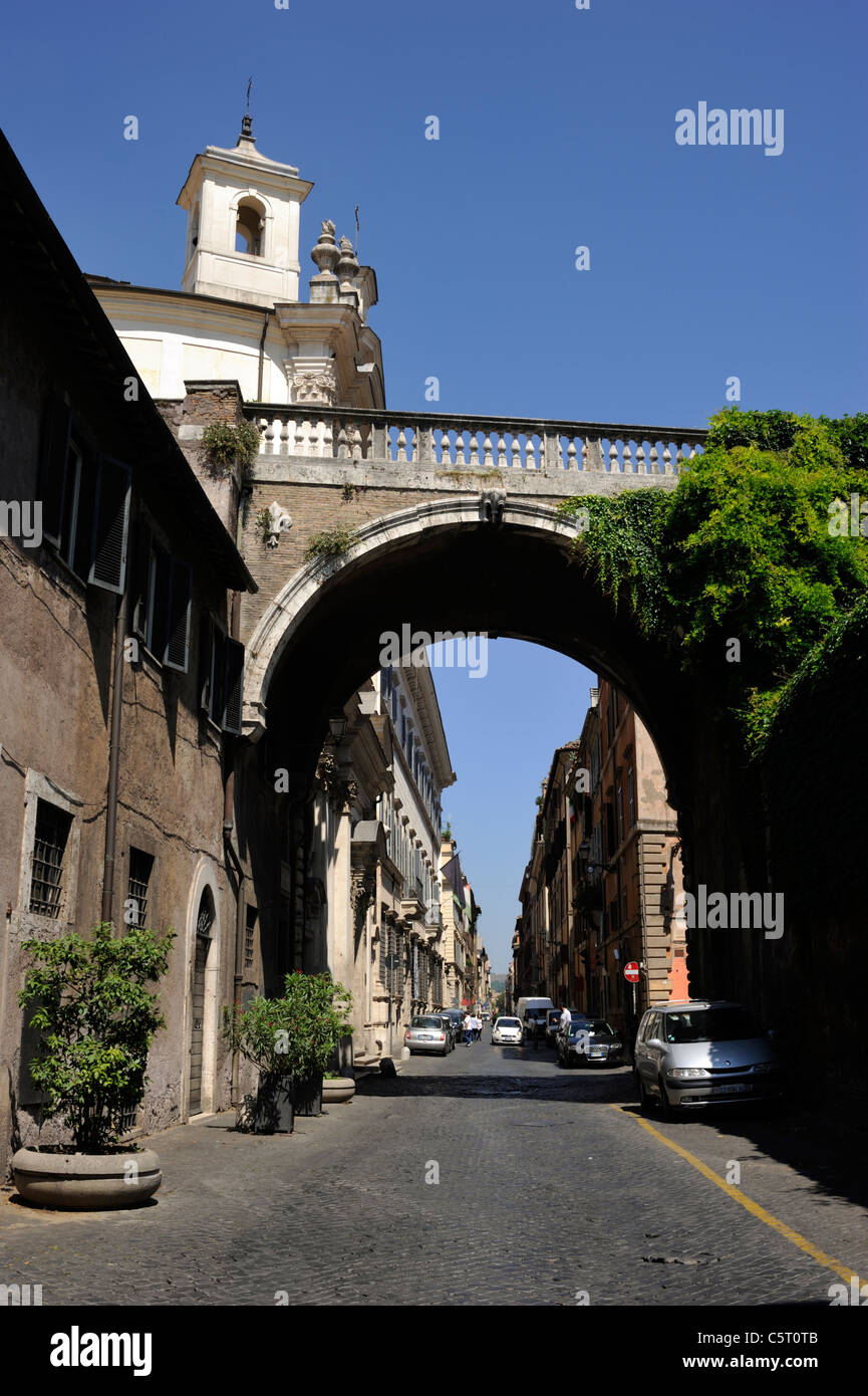 Italy, Rome, Via Giulia, Farnese arch Stock Photo - Alamy