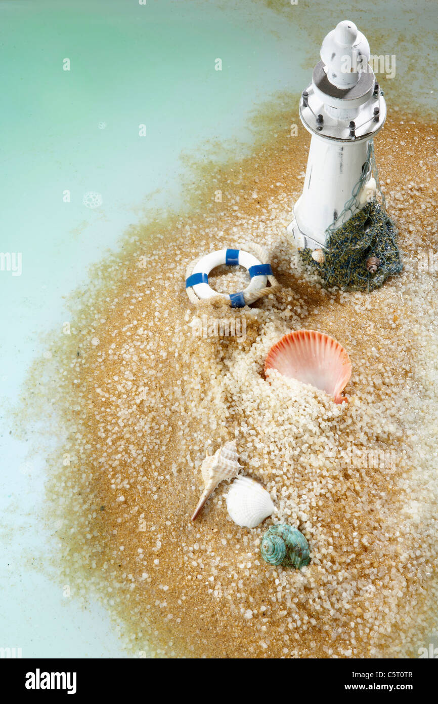 props of summer on the sand Stock Photo - Alamy