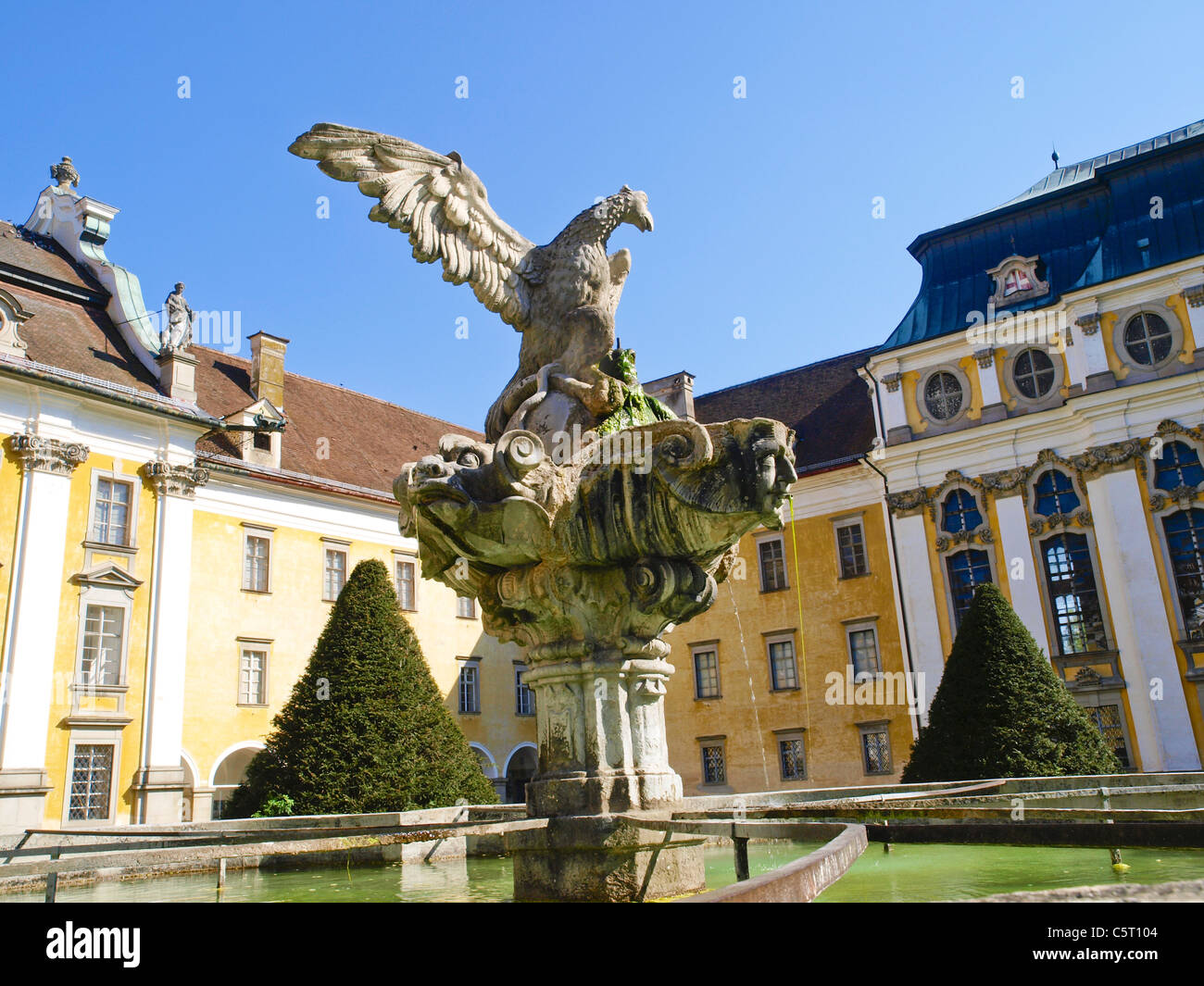 convent Stift St. Florian, Austria, Lower Austria, Mostviertel Stock ...