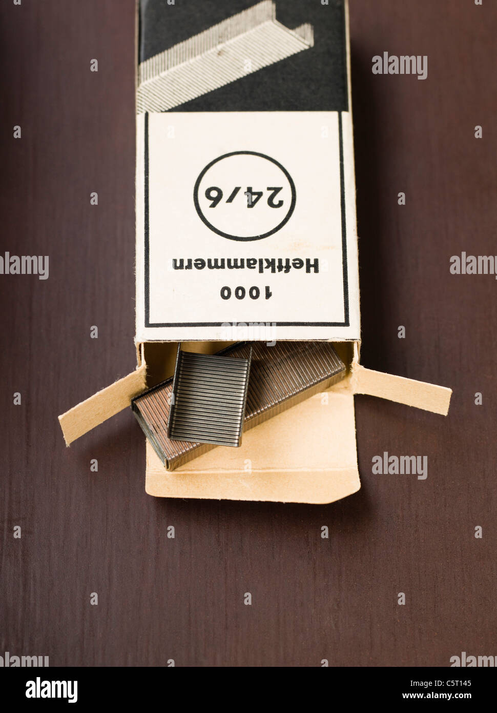 Staples in box hi-res stock photography and images - Alamy