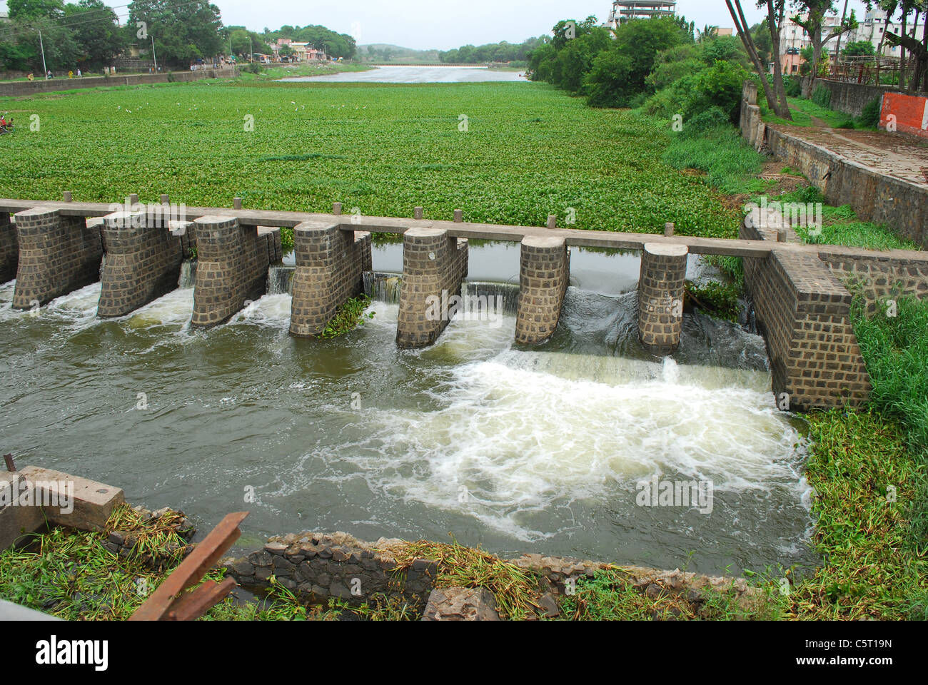 aalandi indrayani river Stock Photo - Alamy
