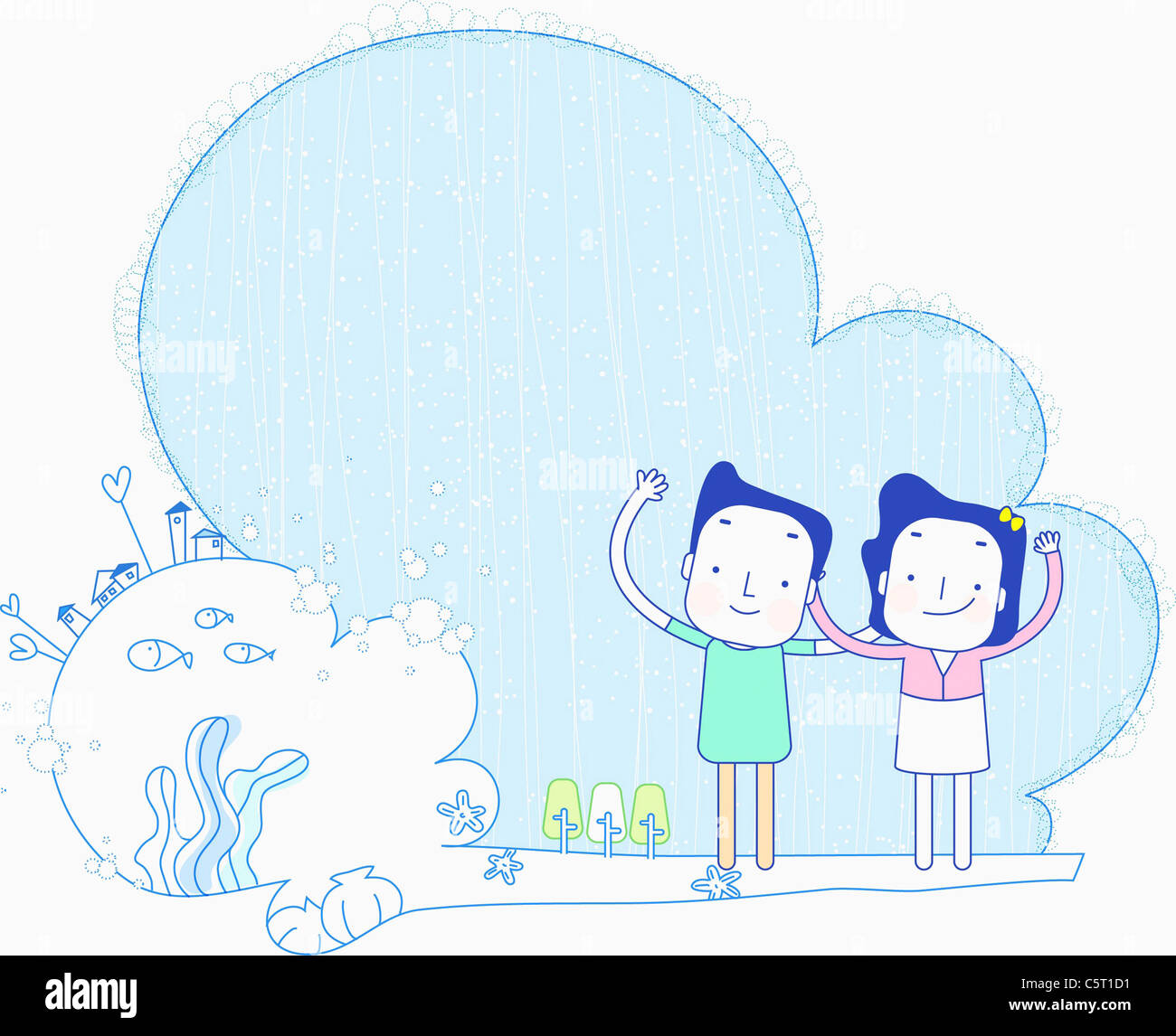 Toothy smile summer Cut Out Stock Images & Pictures - Alamy