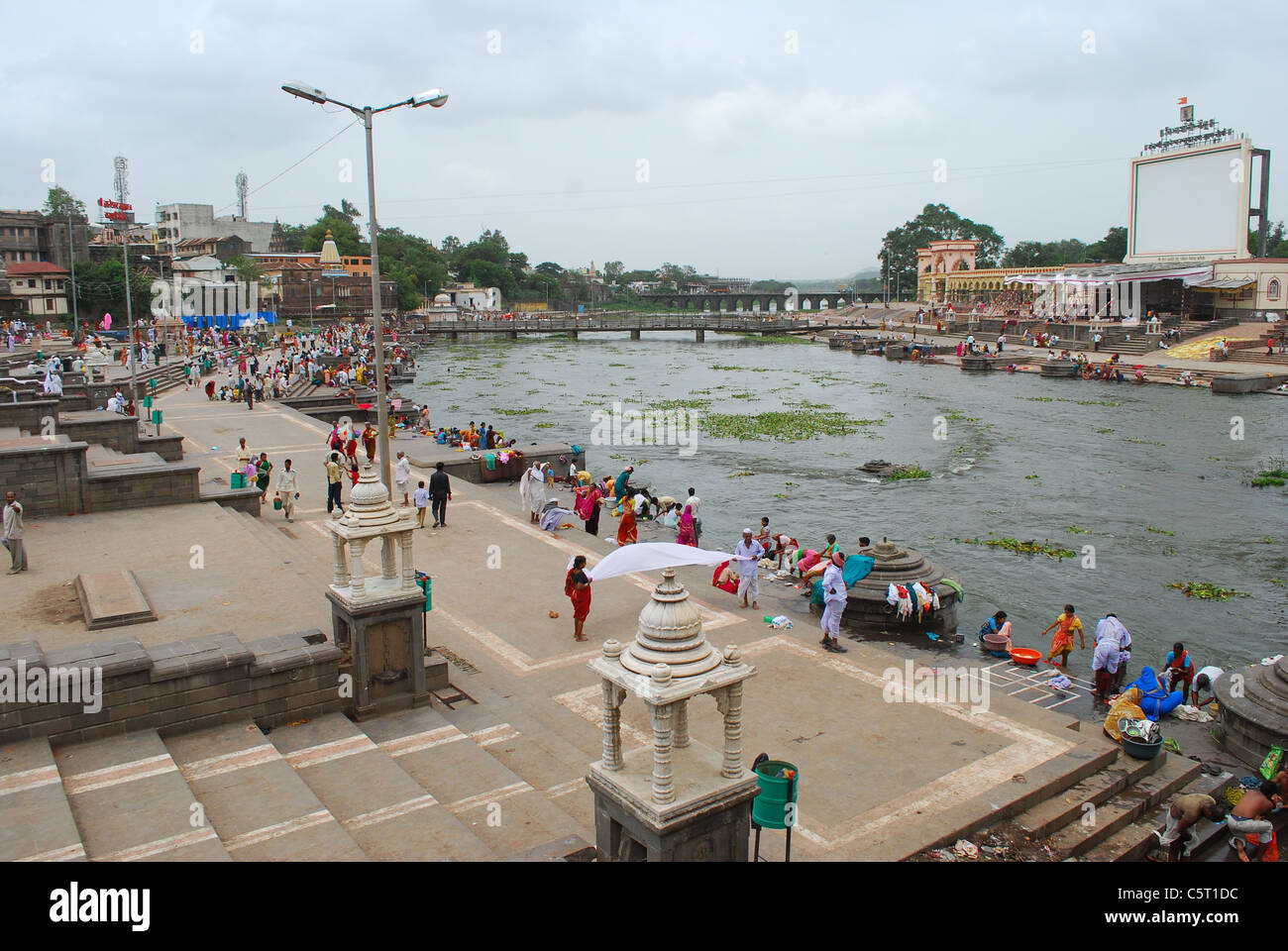 aalandi indrayani river Stock Photo - Alamy