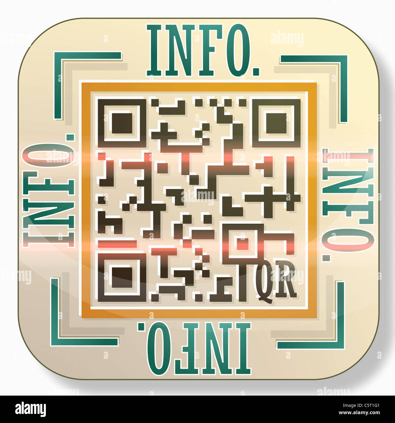 QR code for information Stock Photo - Alamy