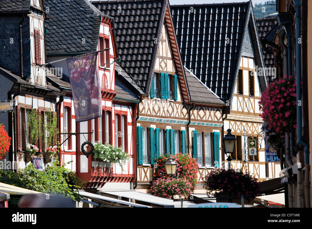 Germany, Rhineland-Palatinate, Bad Neuenahr Ahrweiler, Old town Stock ...