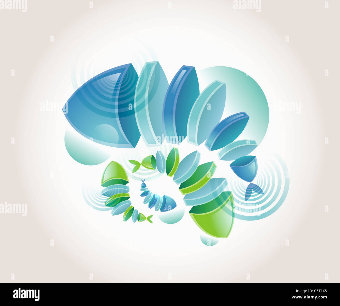 patterned three dimensions fish Stock Photo - Alamy