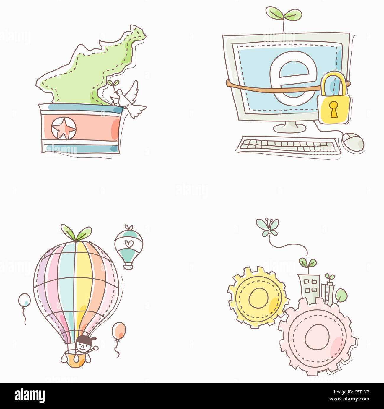 changes in generations Stock Photo - Alamy