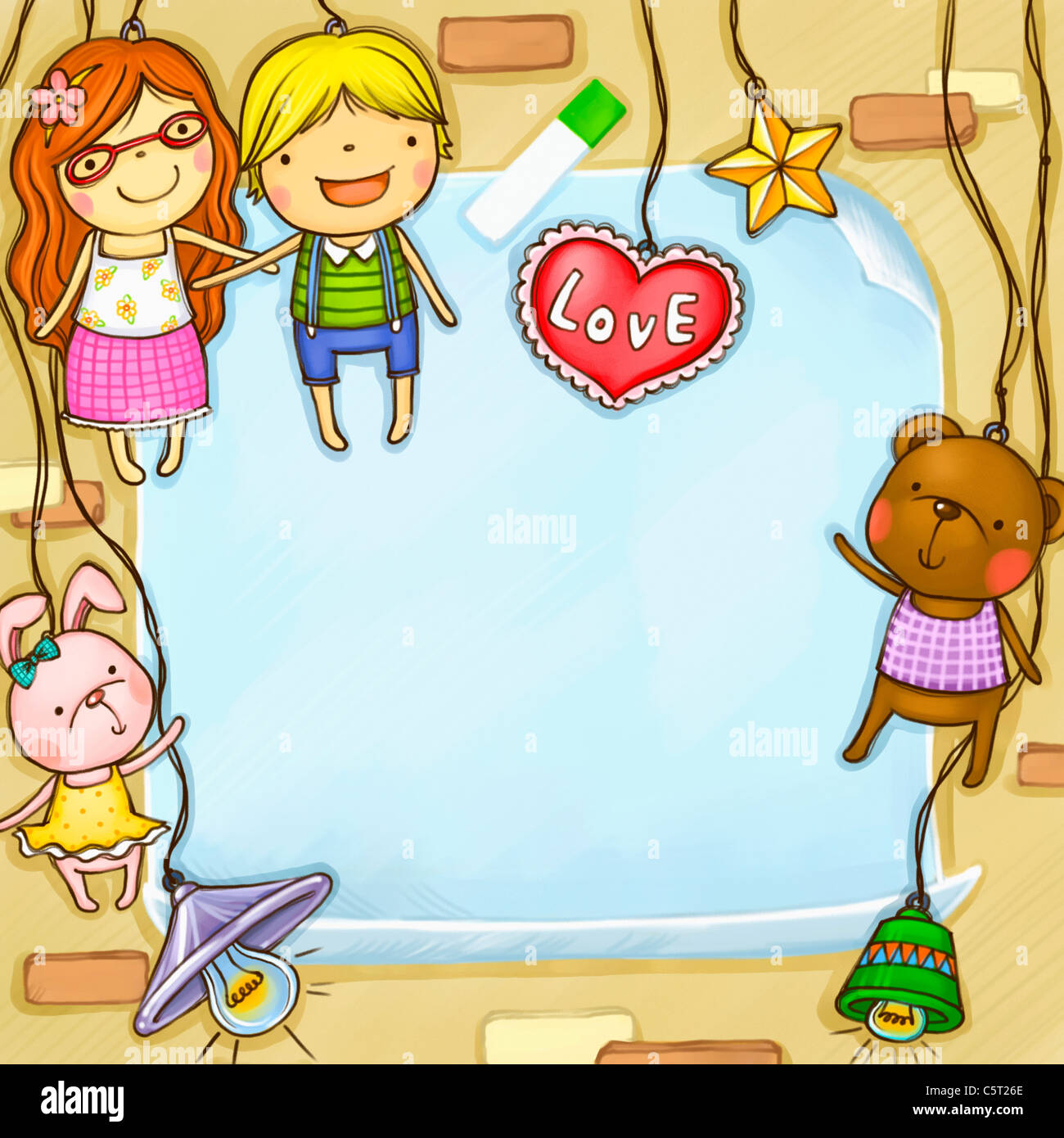 friends having fun time together Stock Photo - Alamy