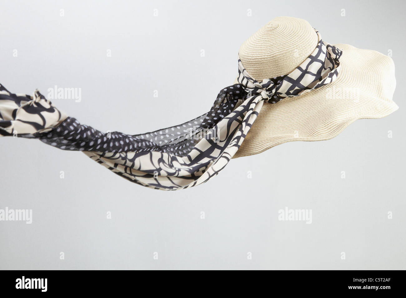 hats in blowing wind Stock Photo - Alamy