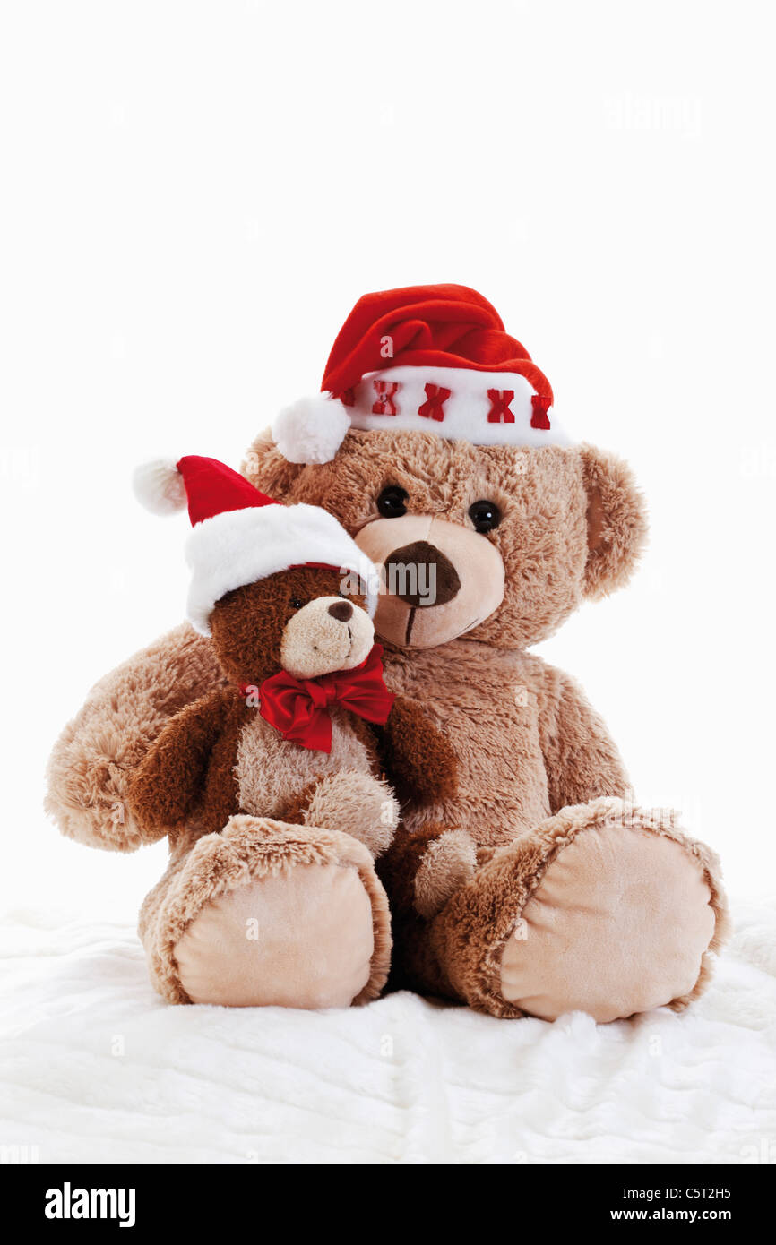 Christmas teddy bear wearing hi-res stock photography and images - Alamy