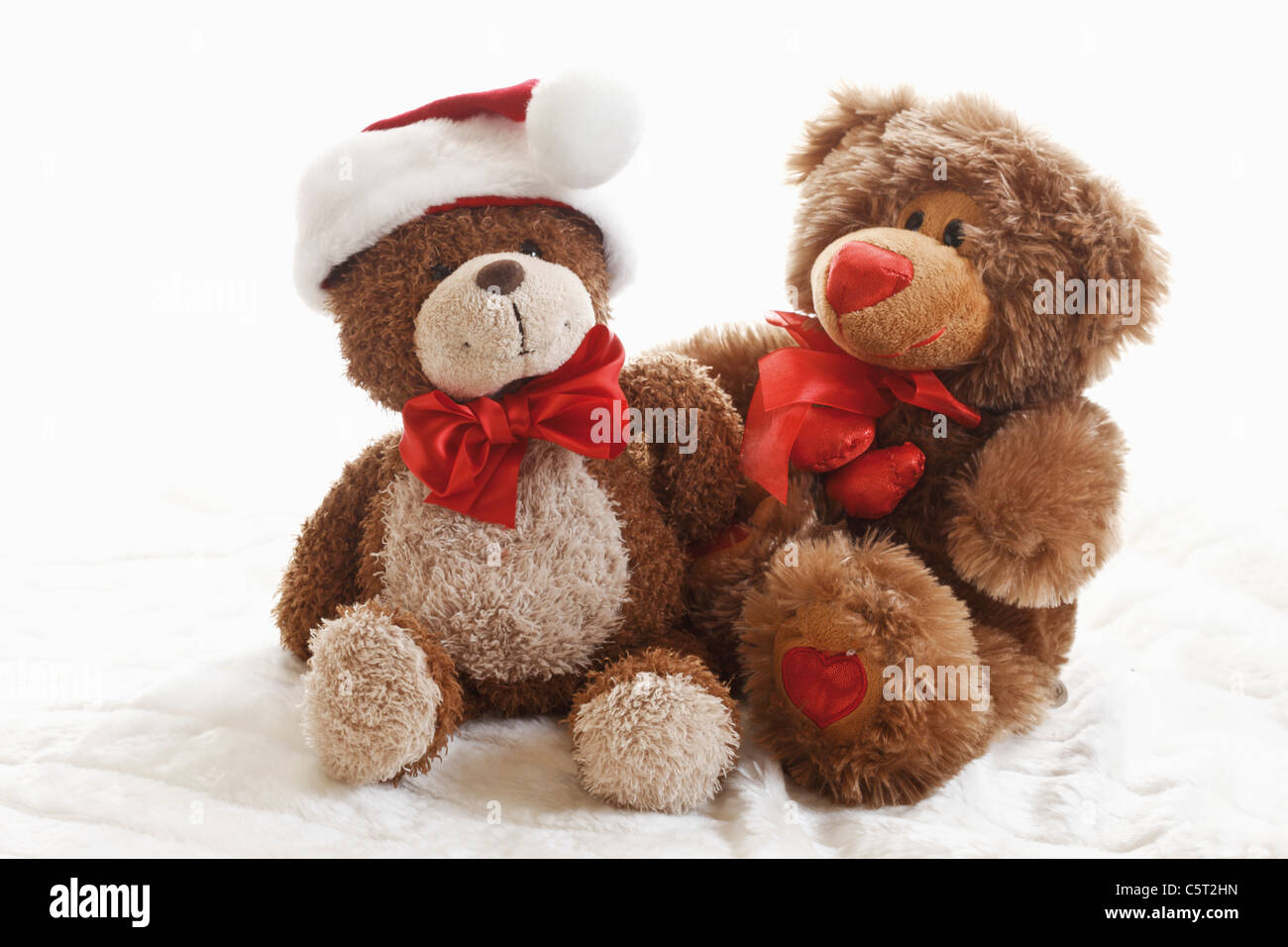 Christmas teddy bear wearing hi-res stock photography and images - Alamy