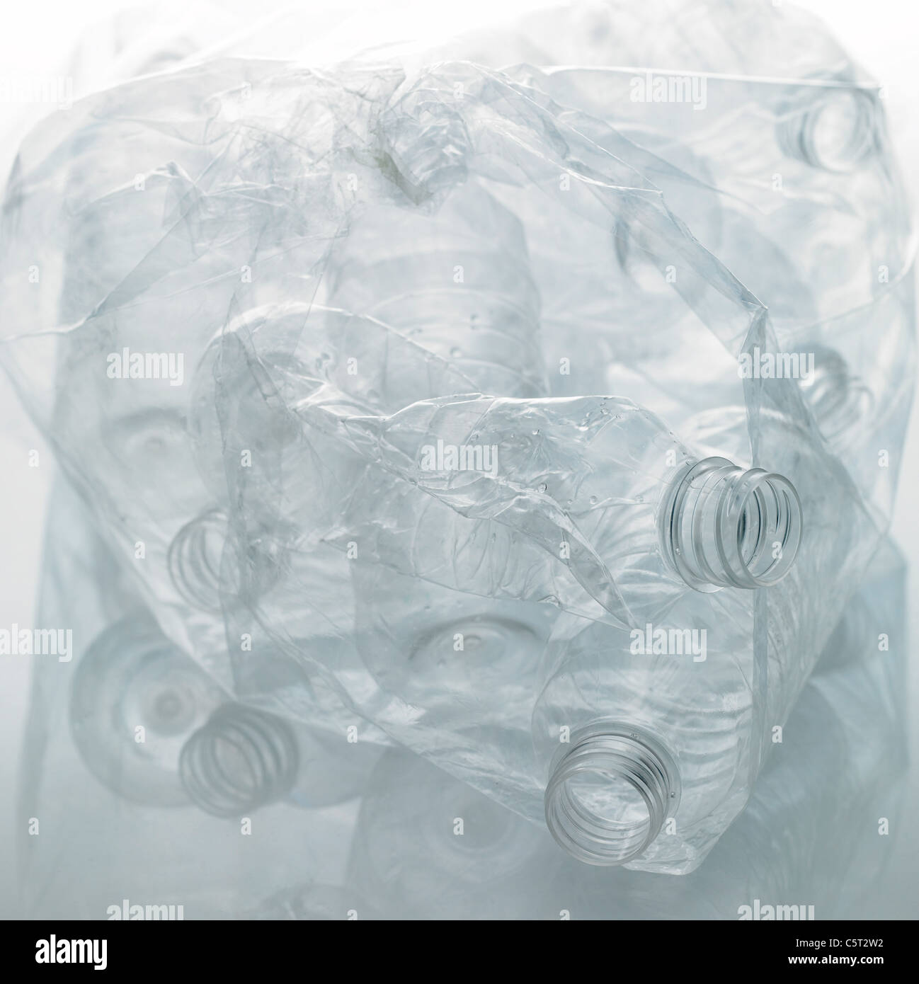 Plastic bottles inside a plastic bag Stock Photo - Alamy