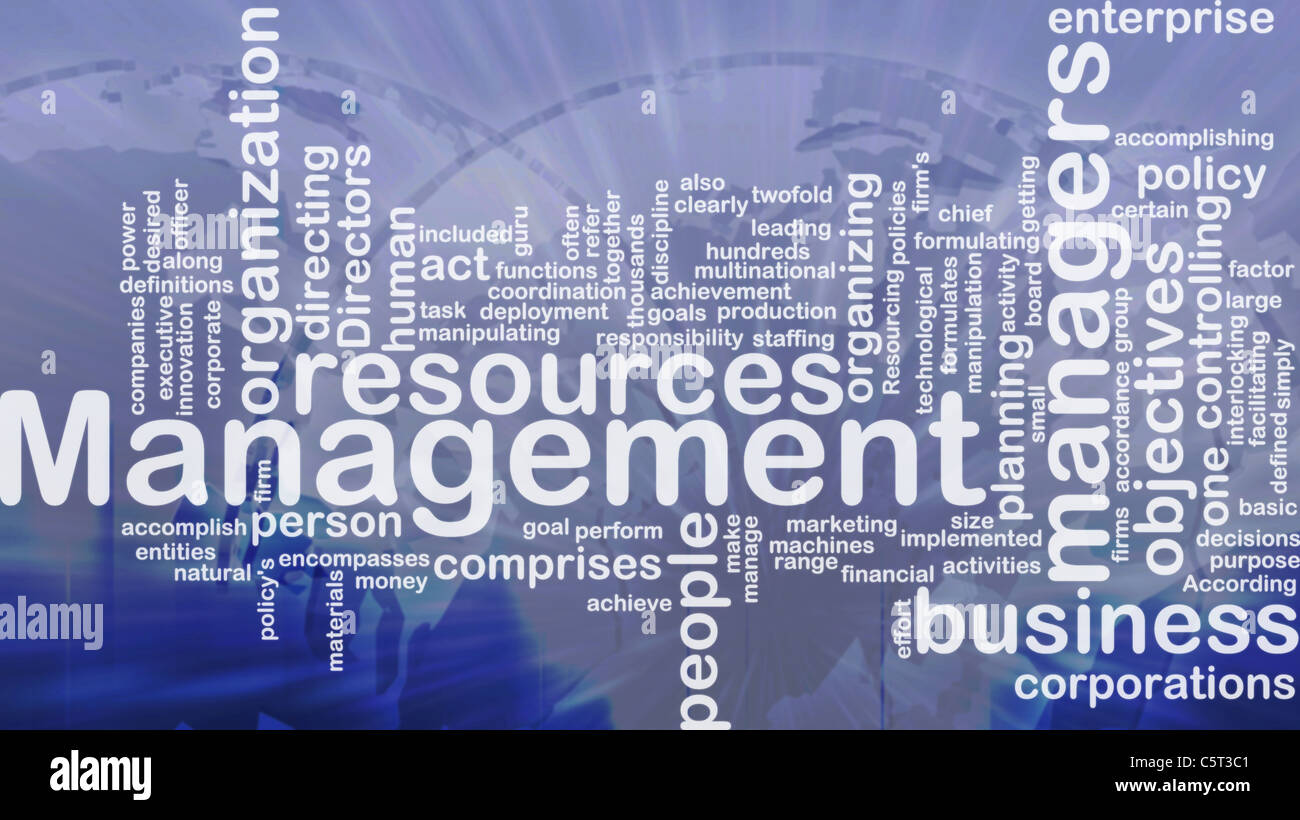 Word cloud concept illustration of business management international ...