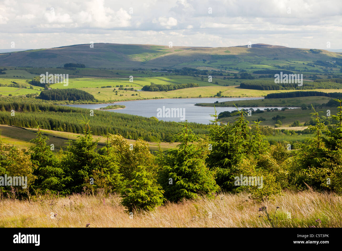 Stocks Reservoir in the Trough of Bowland, Lancashire, UK Stock Photo ...