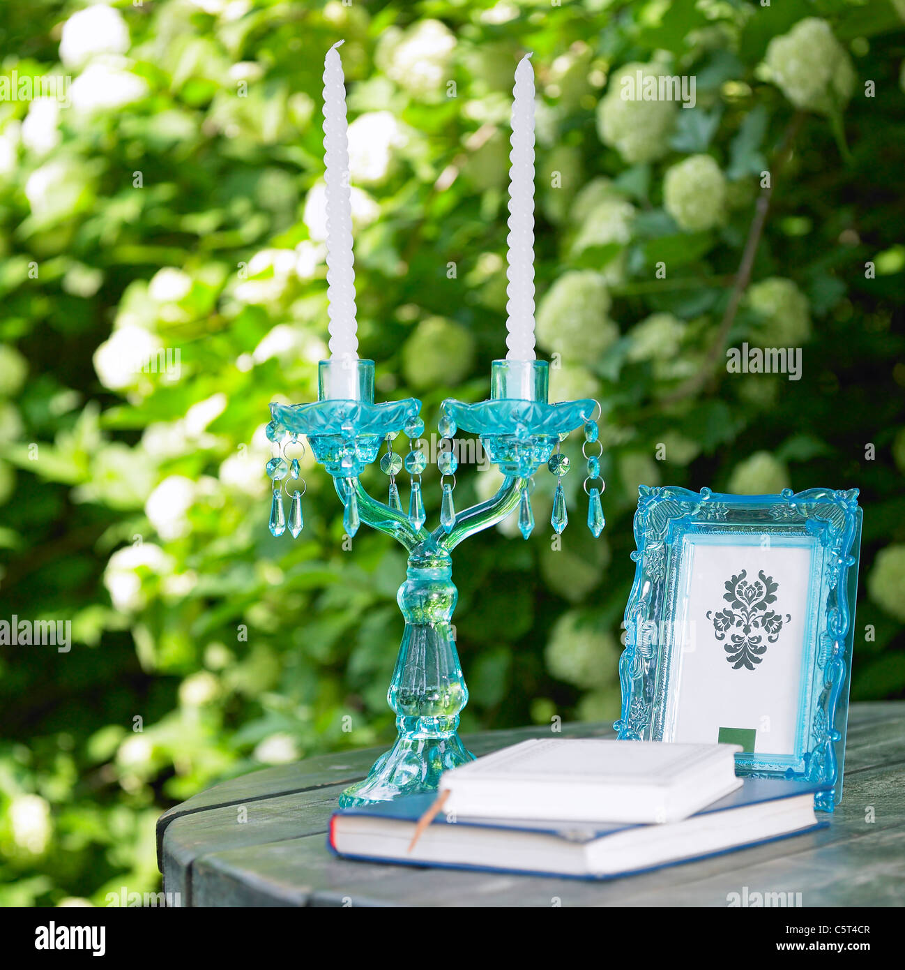 Candles photo frame hi-res stock photography and images - Alamy