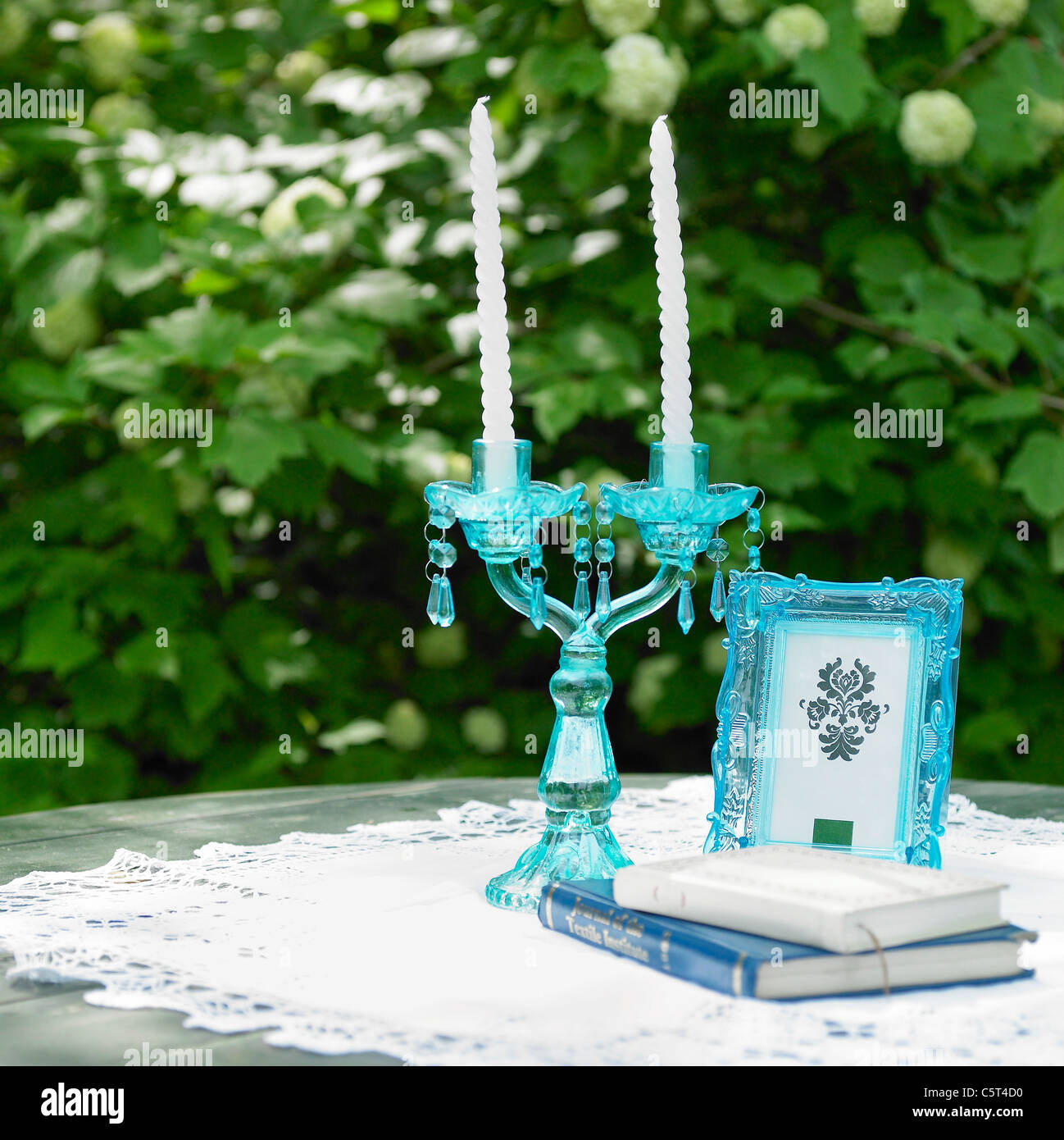Candles photo frame hi-res stock photography and images - Alamy