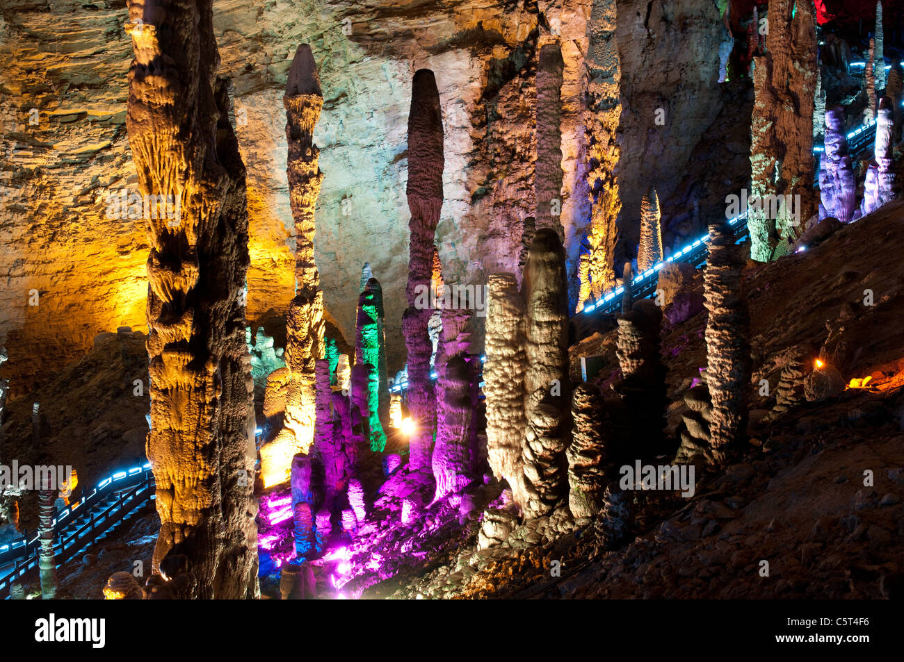 Yellow Dragon Cave, Wulingyuan, China Stock Photo - Alamy