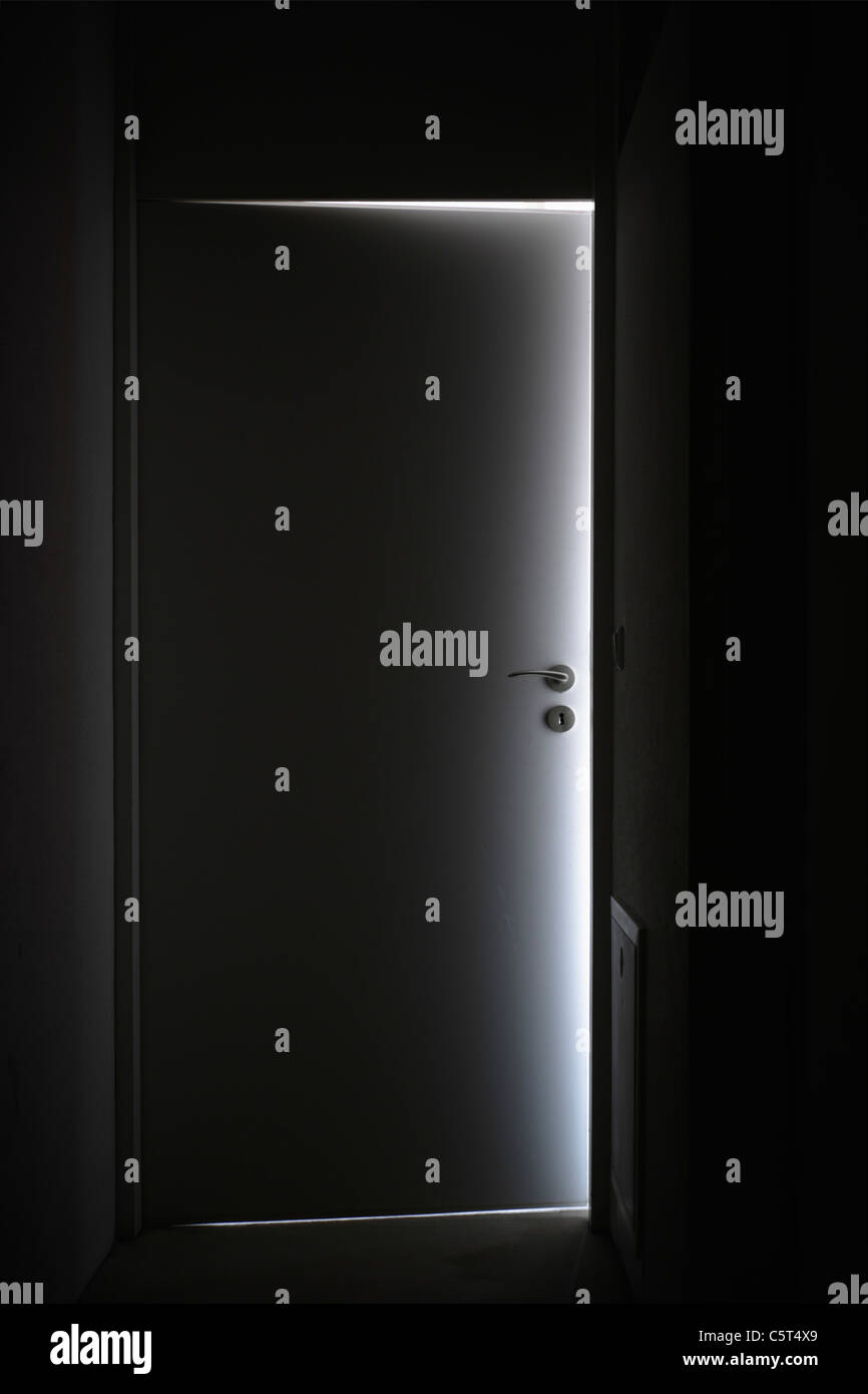 Partially open door hi-res stock photography and images - Alamy