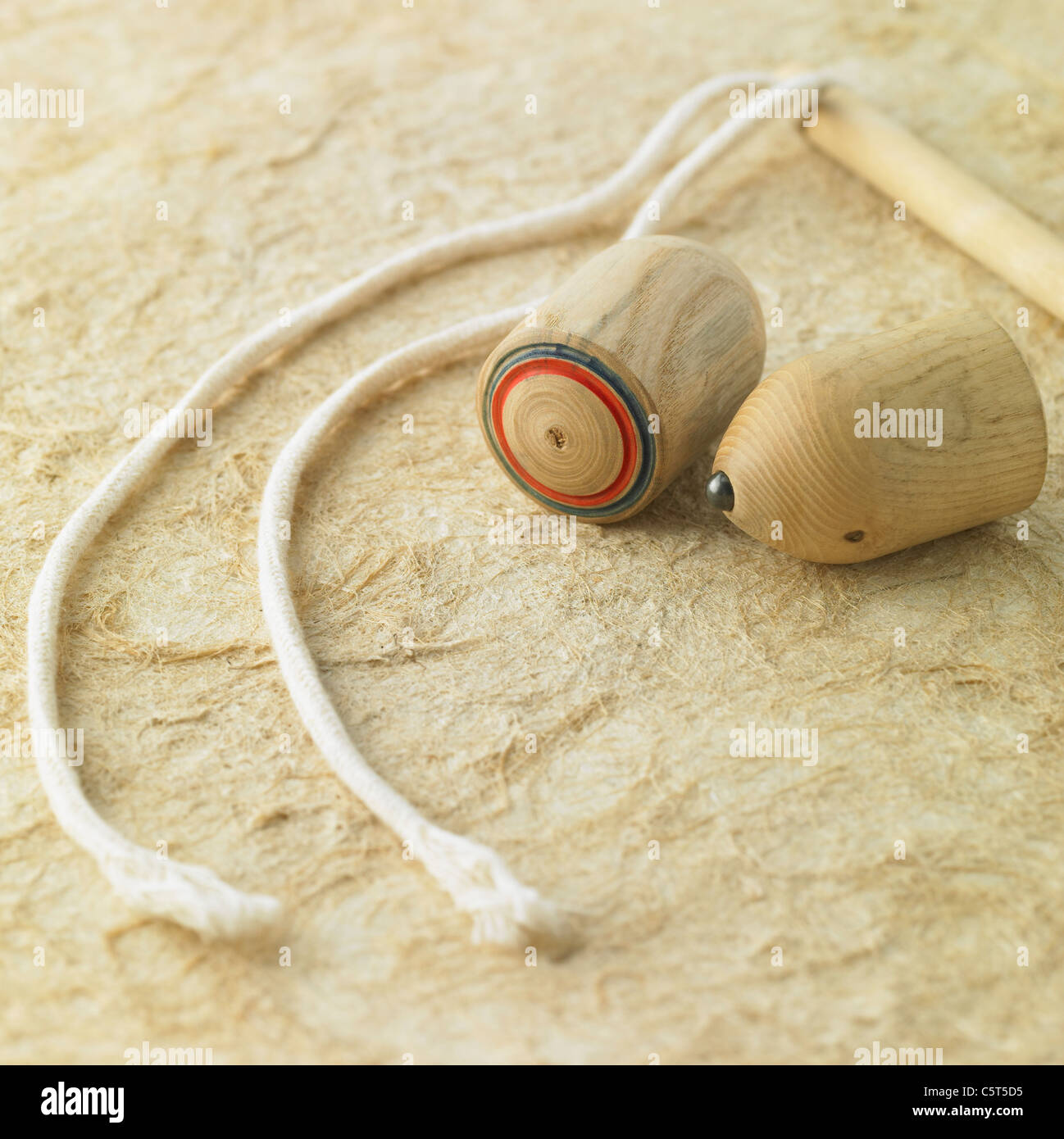 Korean traditional wooden tops Stock Photo - Alamy