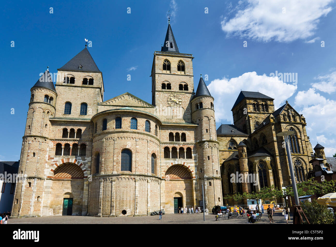 Germany, Rhineland-Palatinate, Treves, St Peter Cathedral Stock Photo ...
