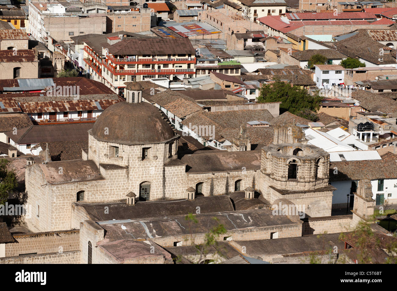 A view of Posada de Belen from above the hill of Apolonia in the ...