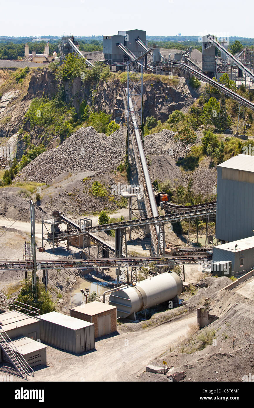 Manassas Traprock Quarry, Fairfax Co., Virginia, USA Stock Photo - Alamy