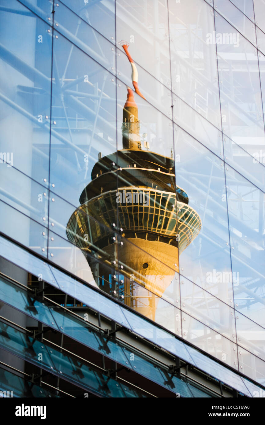 Reflection television tower on glass hi-res stock photography and ...
