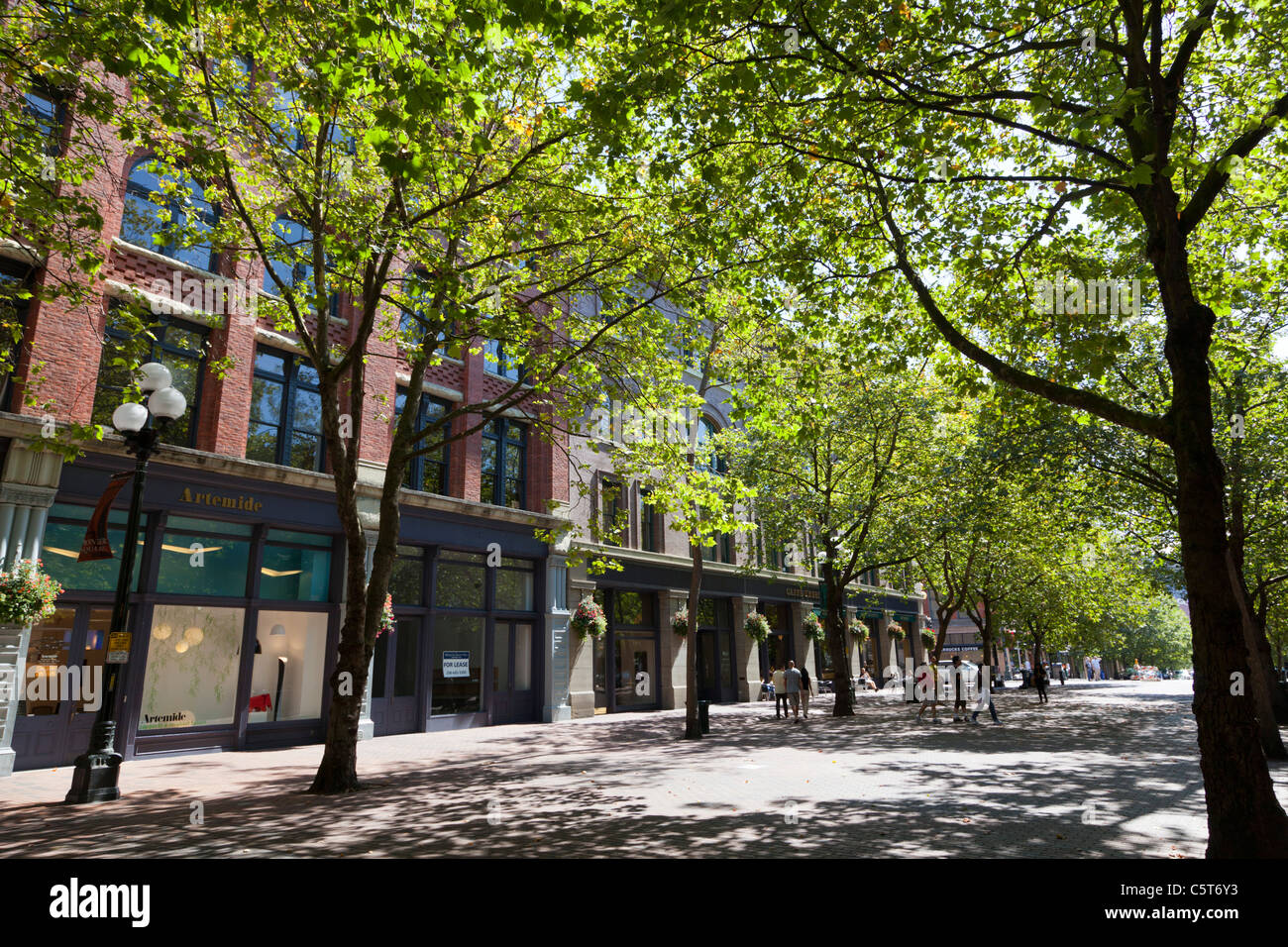 Pioneer Square Seattle USA Stock Photo - Alamy