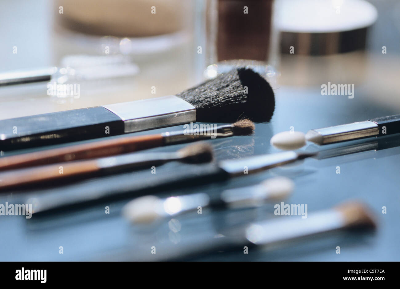 Various make-up brushes Stock Photo - Alamy