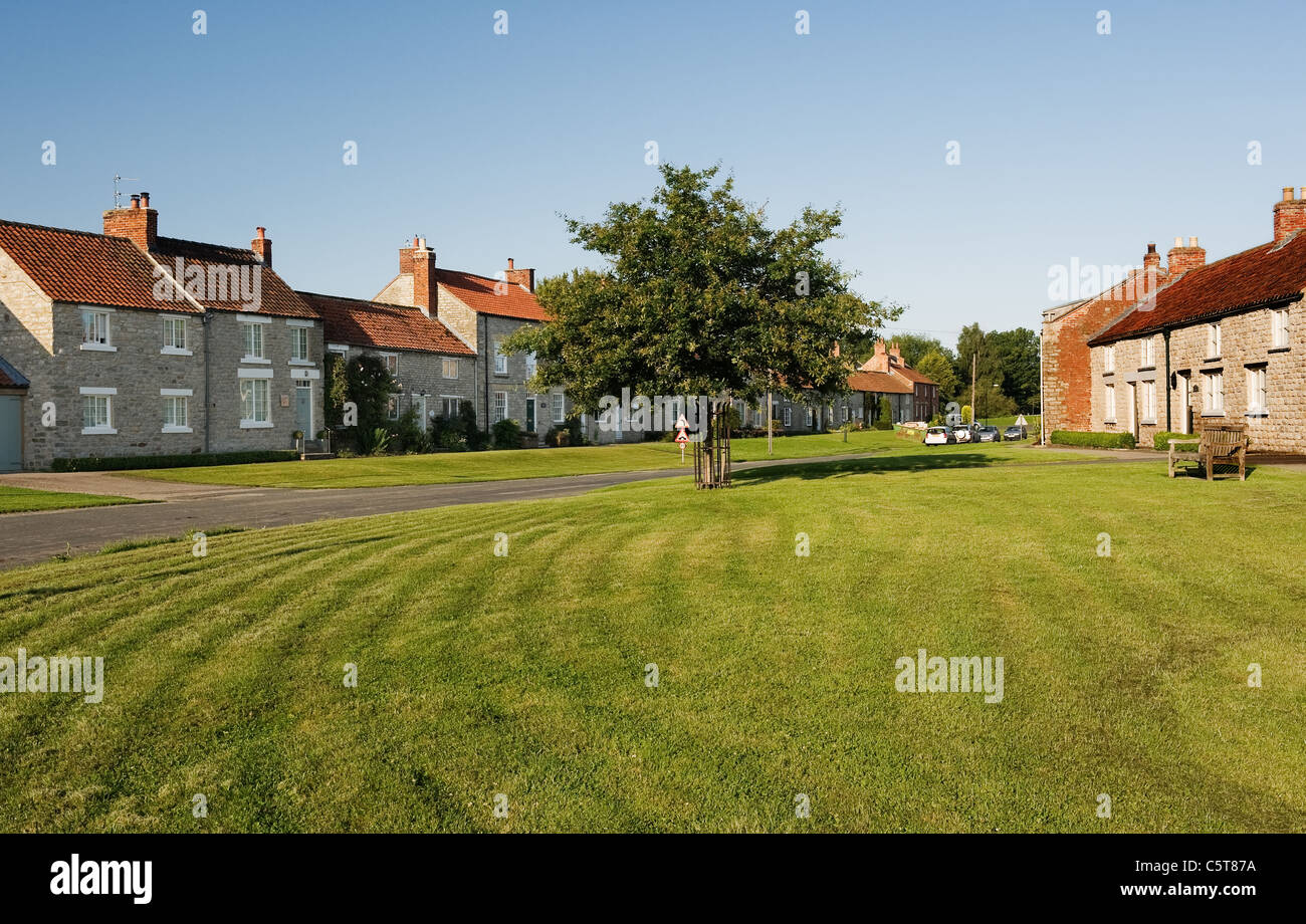 A view of Marton village near Pickering in North Yorkshire Stock Photo ...