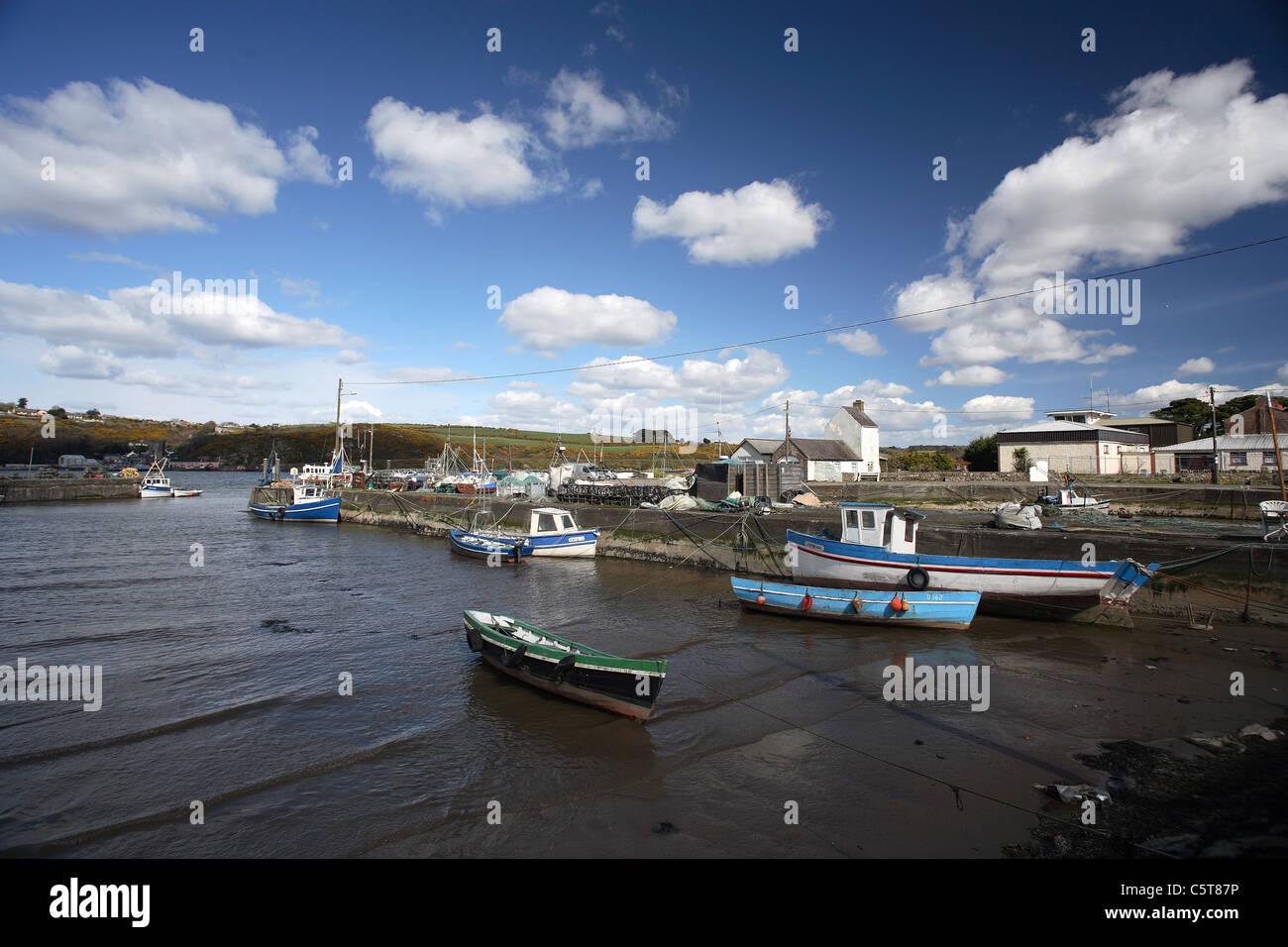 Fishin harbour at Passage East in Ireland Stock Photo - Alamy