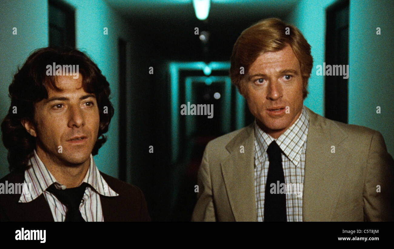 Alan pakula dir dustin hoffman robert redford hi-res stock photography ...