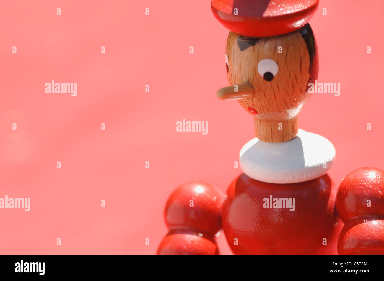 Toy figurine of pinocchio hi-res stock photography and images - Alamy