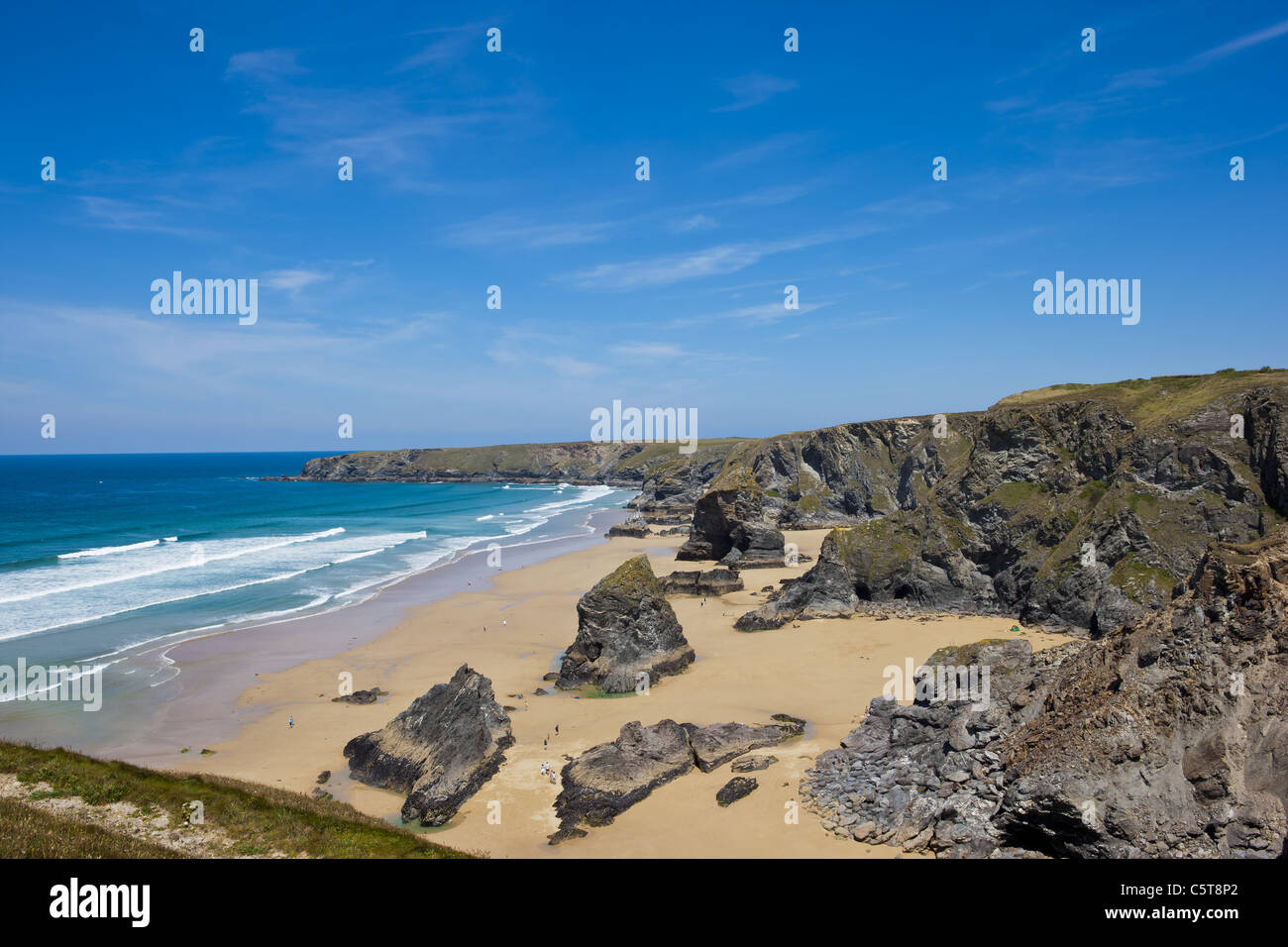 Diggorys island pentire steps hi-res stock photography and images - Alamy