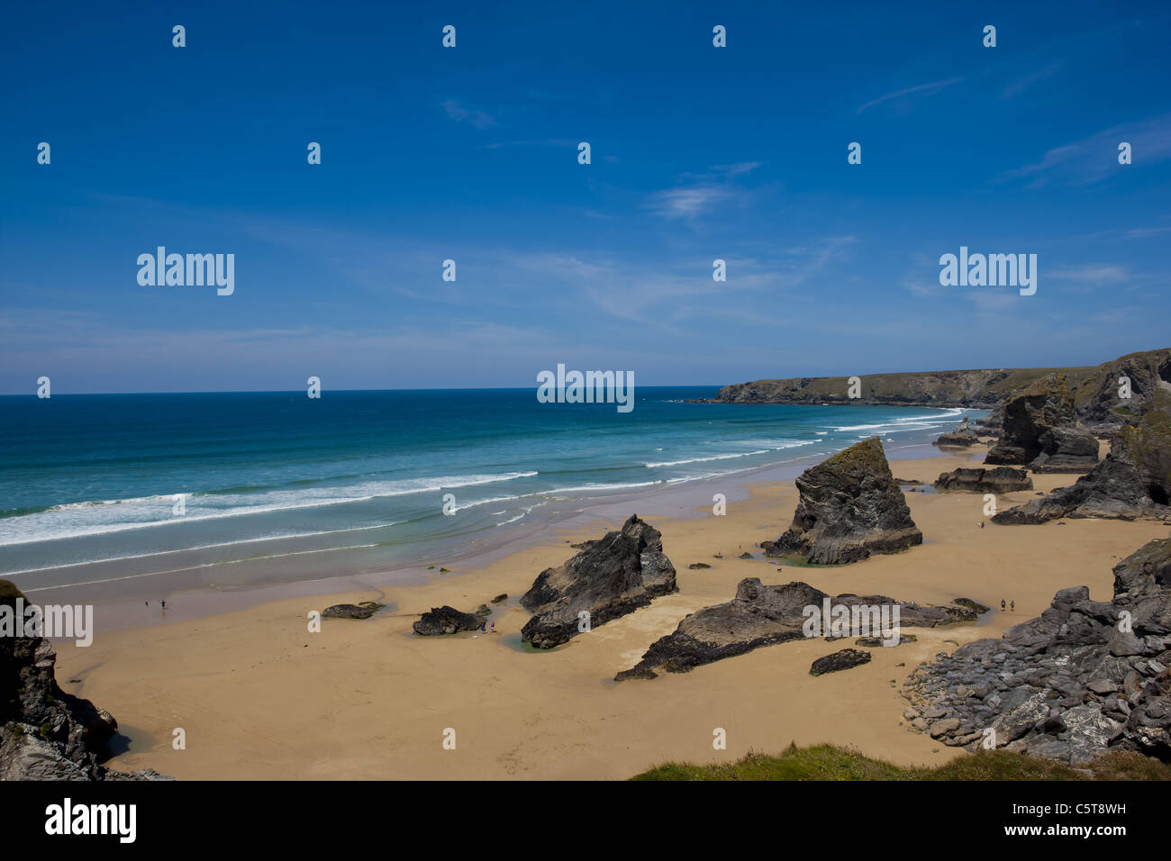 Diggorys island pentire steps hi-res stock photography and images - Alamy