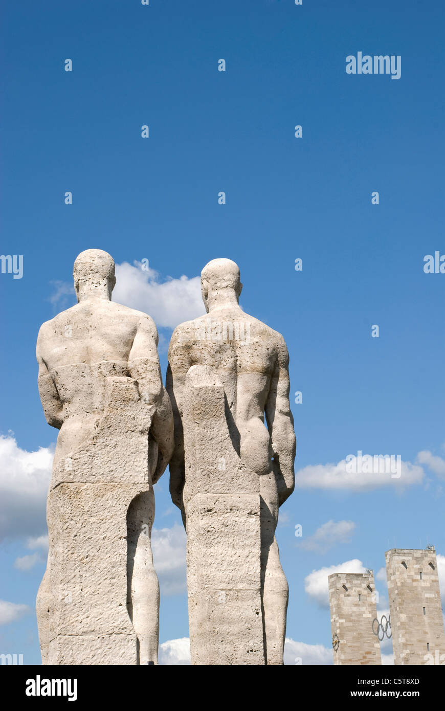 Germany berlin olympic stadium sculptures hi-res stock photography and ...