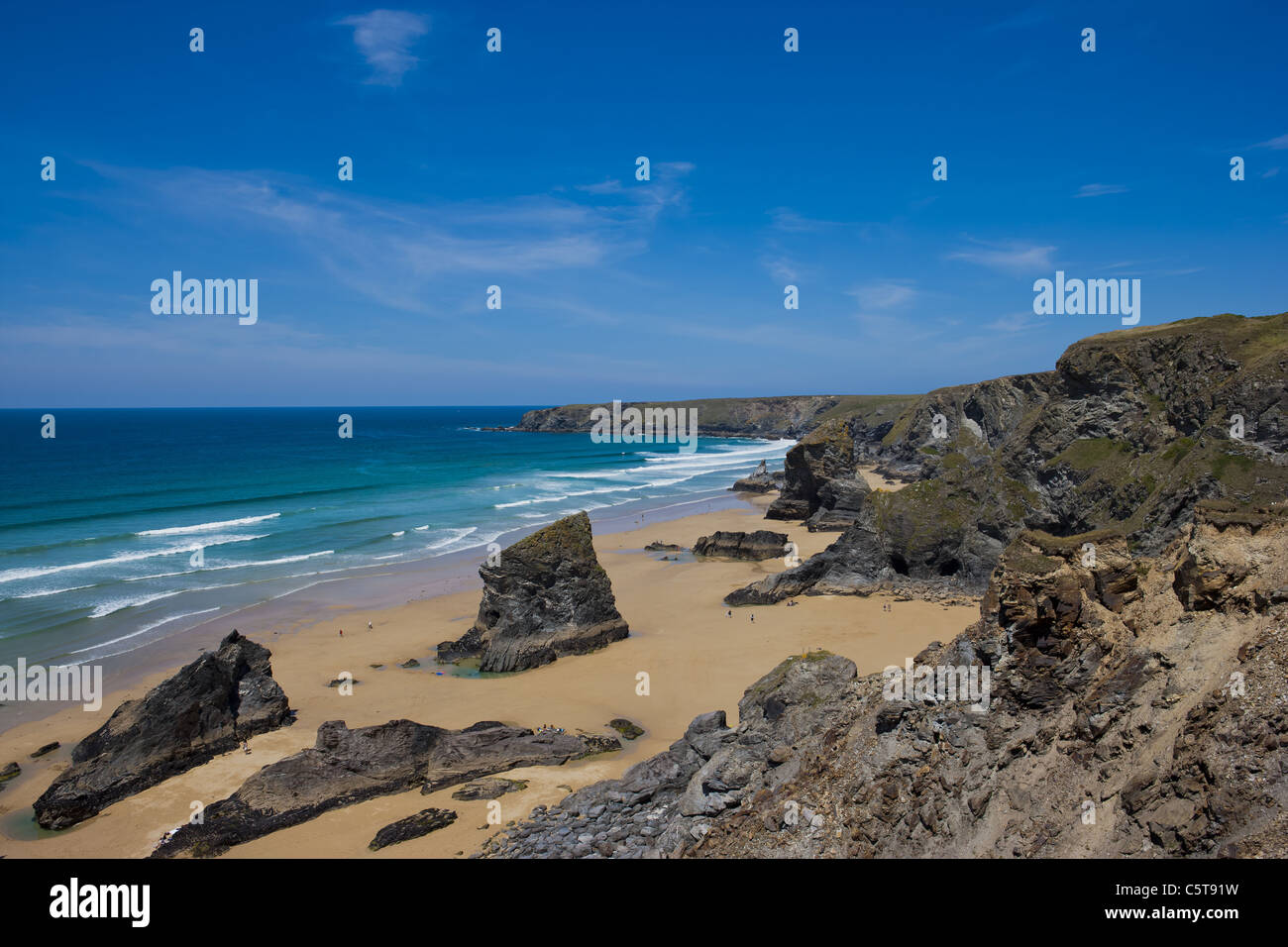 Diggorys Island Pentire Steps High Resolution Stock Photography and ...