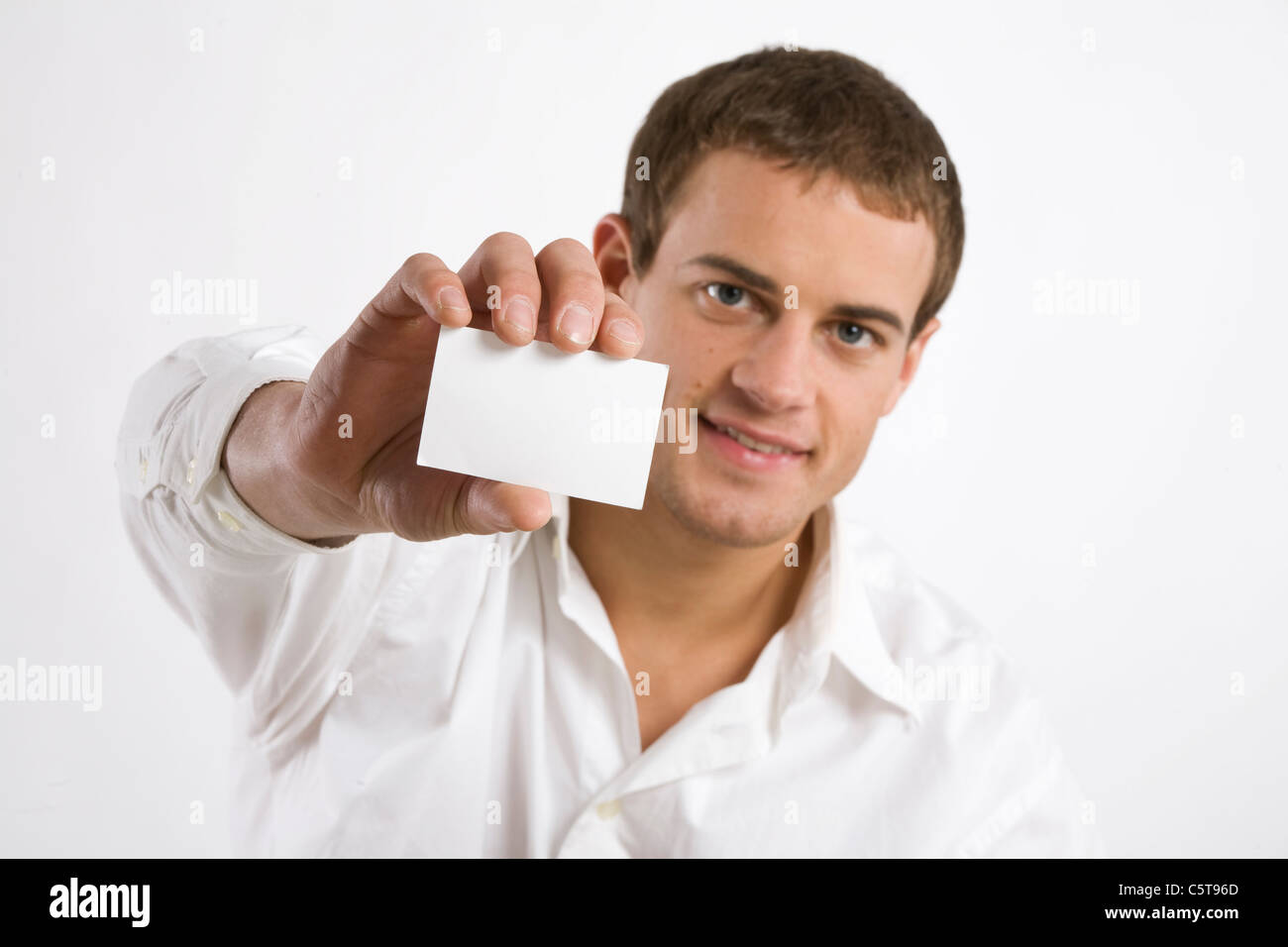 Camera and blank card hi-res stock photography and images - Alamy