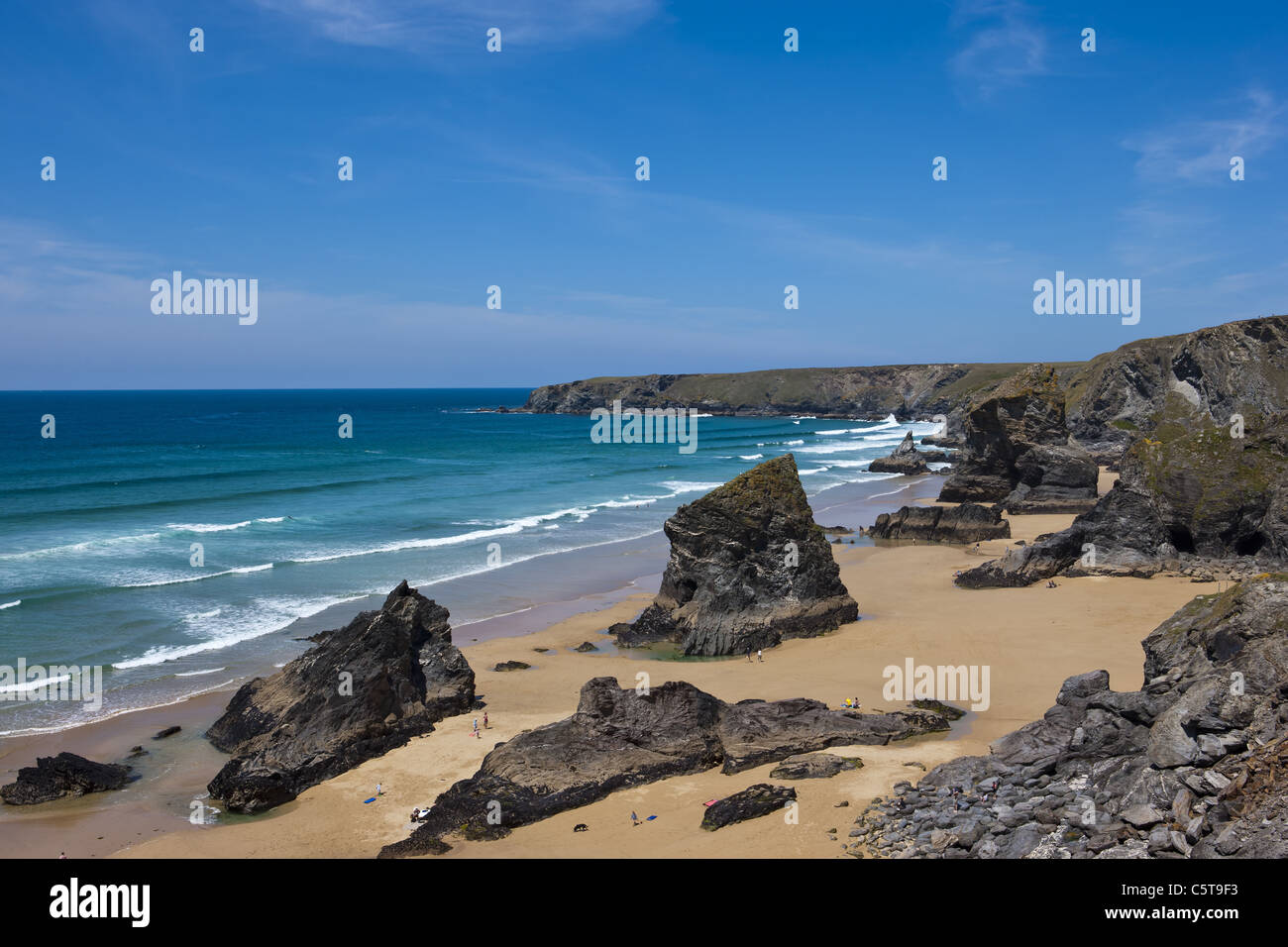 Diggorys island pentire steps hi-res stock photography and images - Alamy
