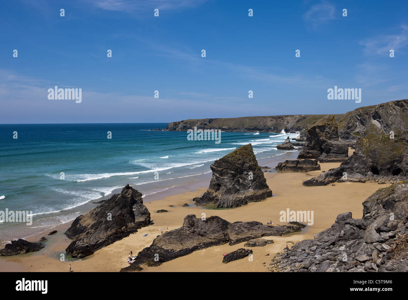 Diggorys island pentire steps hi-res stock photography and images - Alamy