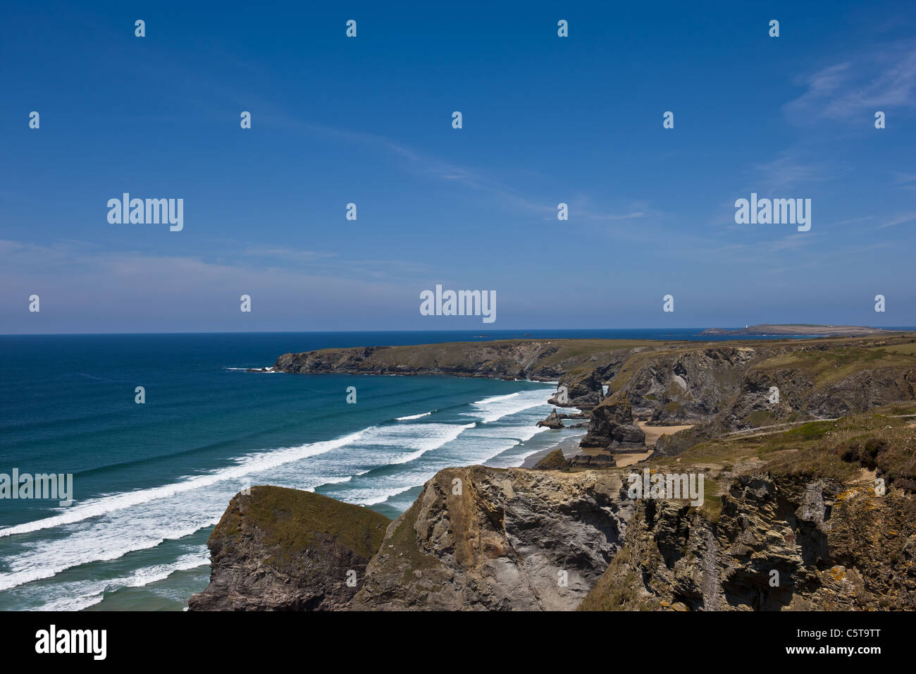 Diggorys Island Pentire Steps High Resolution Stock Photography and ...