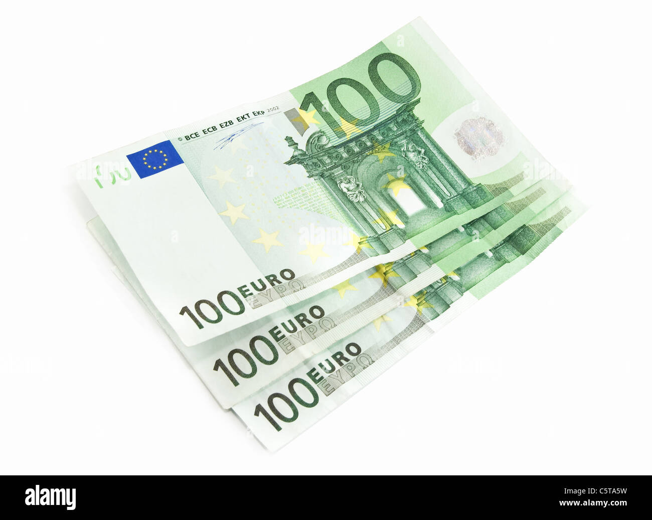 european currency isolated on a white background Stock Photo - Alamy