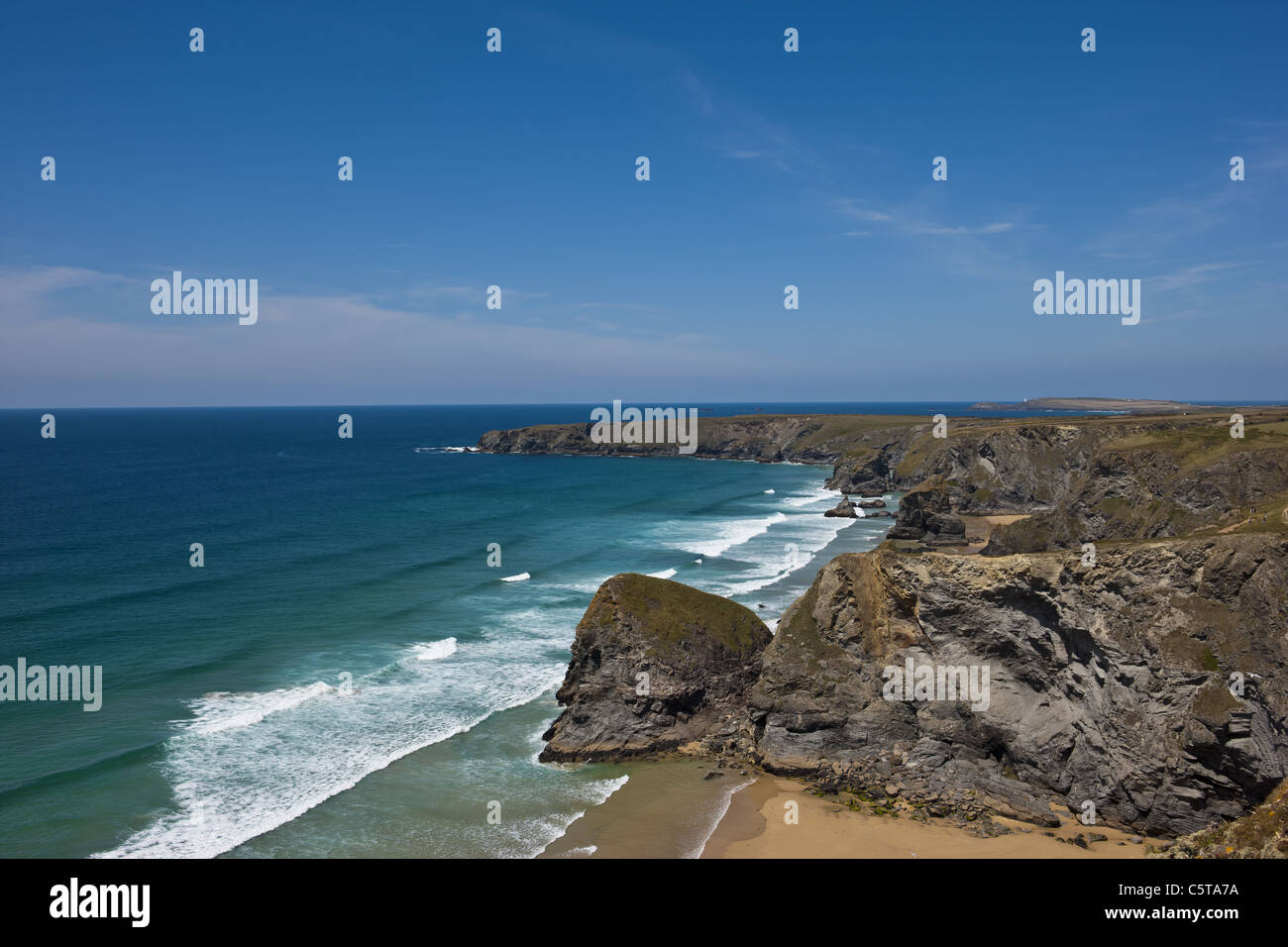 Diggorys Island Pentire Steps High Resolution Stock Photography and ...