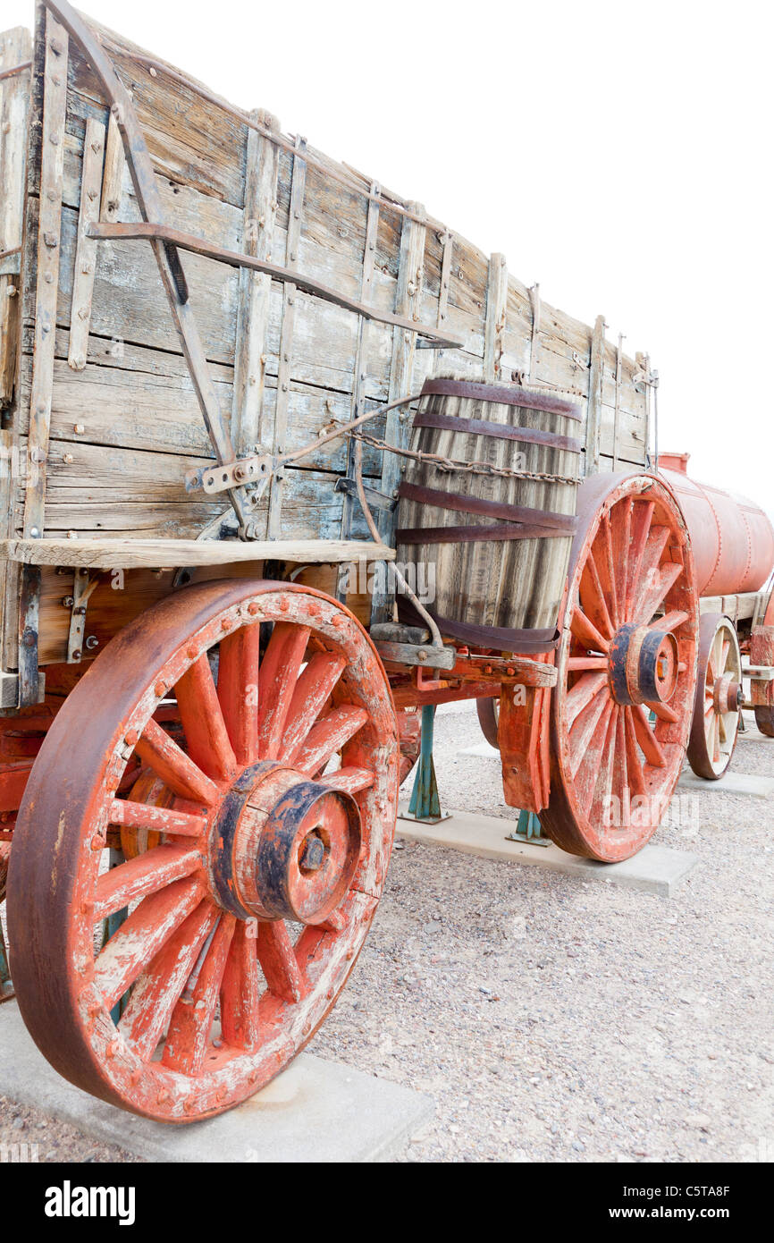 Borax 20 mule wagon train Death Valley USA Stock Photo - Alamy